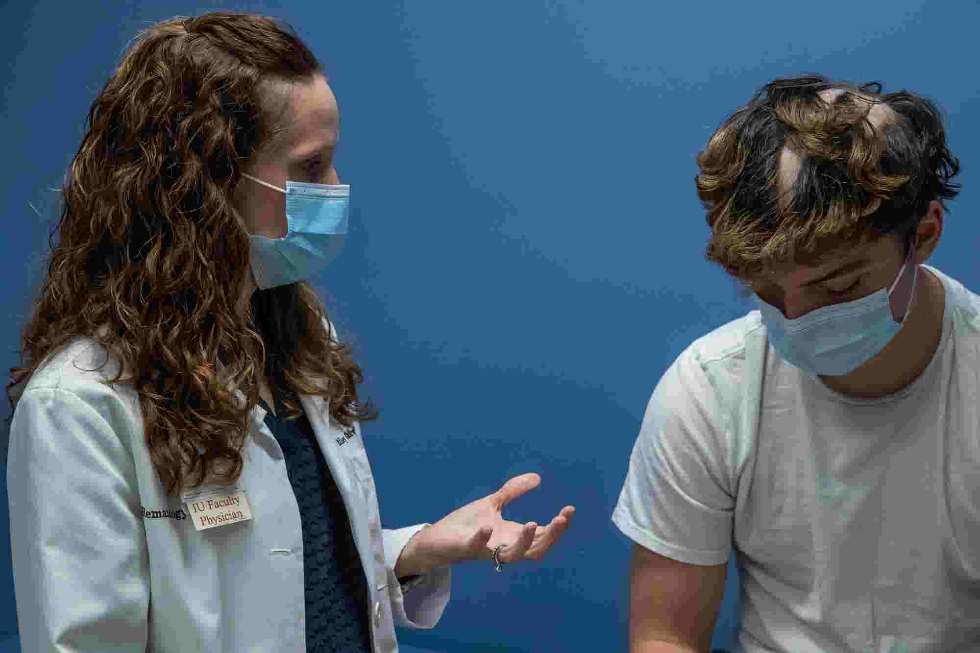 Chase Smith visits Riley doctor while feeling best he has in weeks