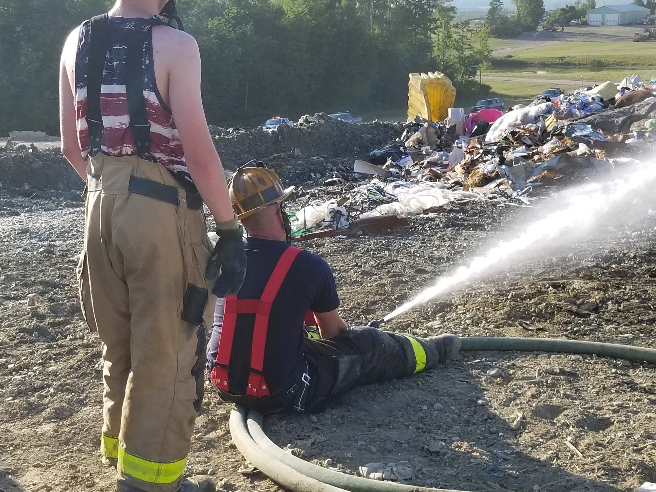 Fire breaks out at Steuben County landfill