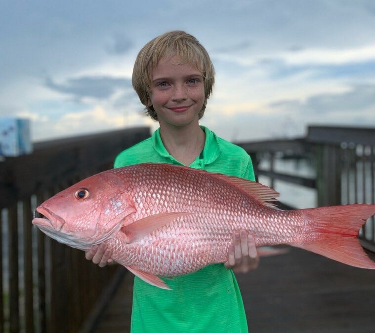 Red snapper weekend is here and anglers will be bottom fishing