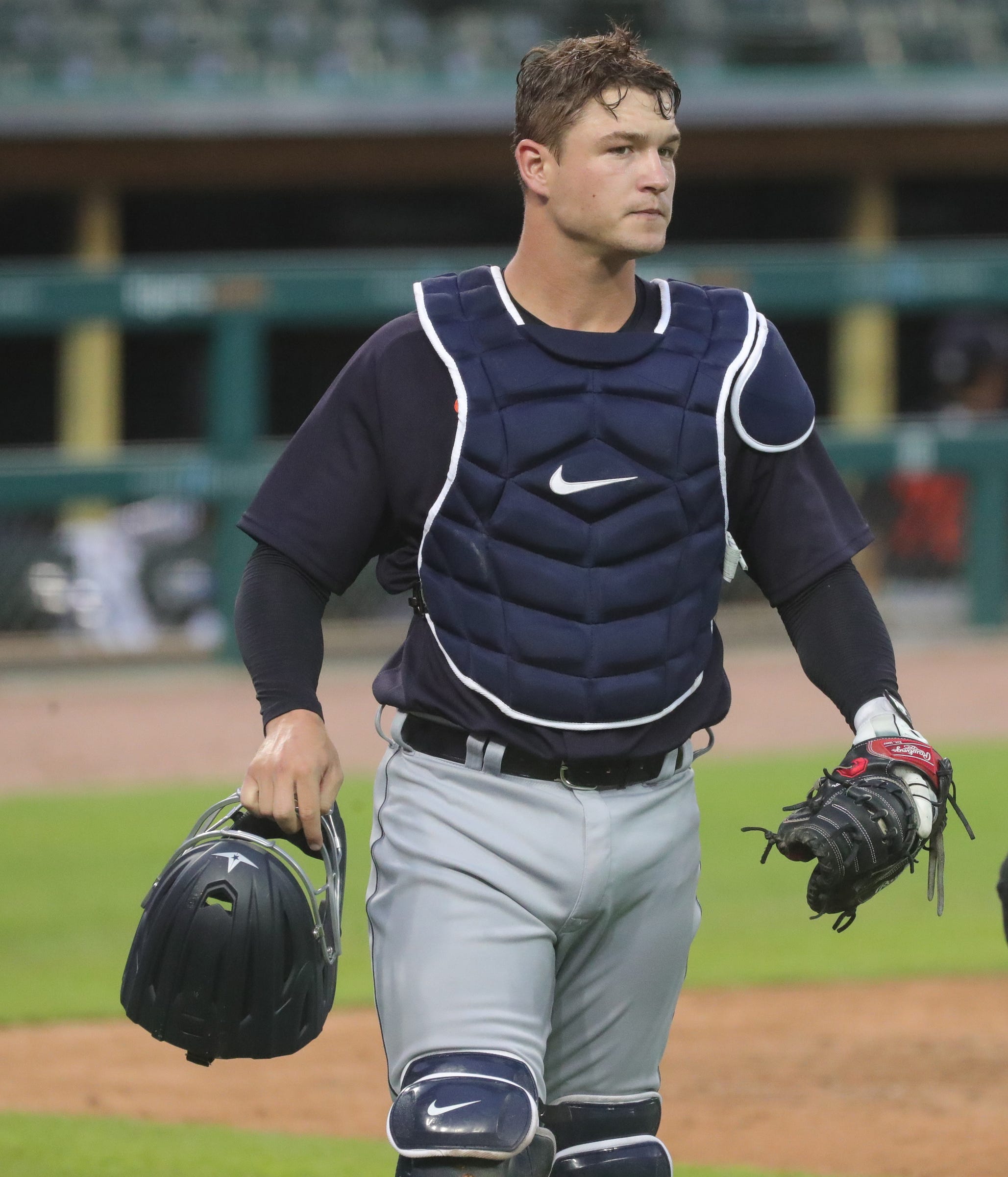 Detroit Tigers' Dillon Dingler takes football star mindset to baseball