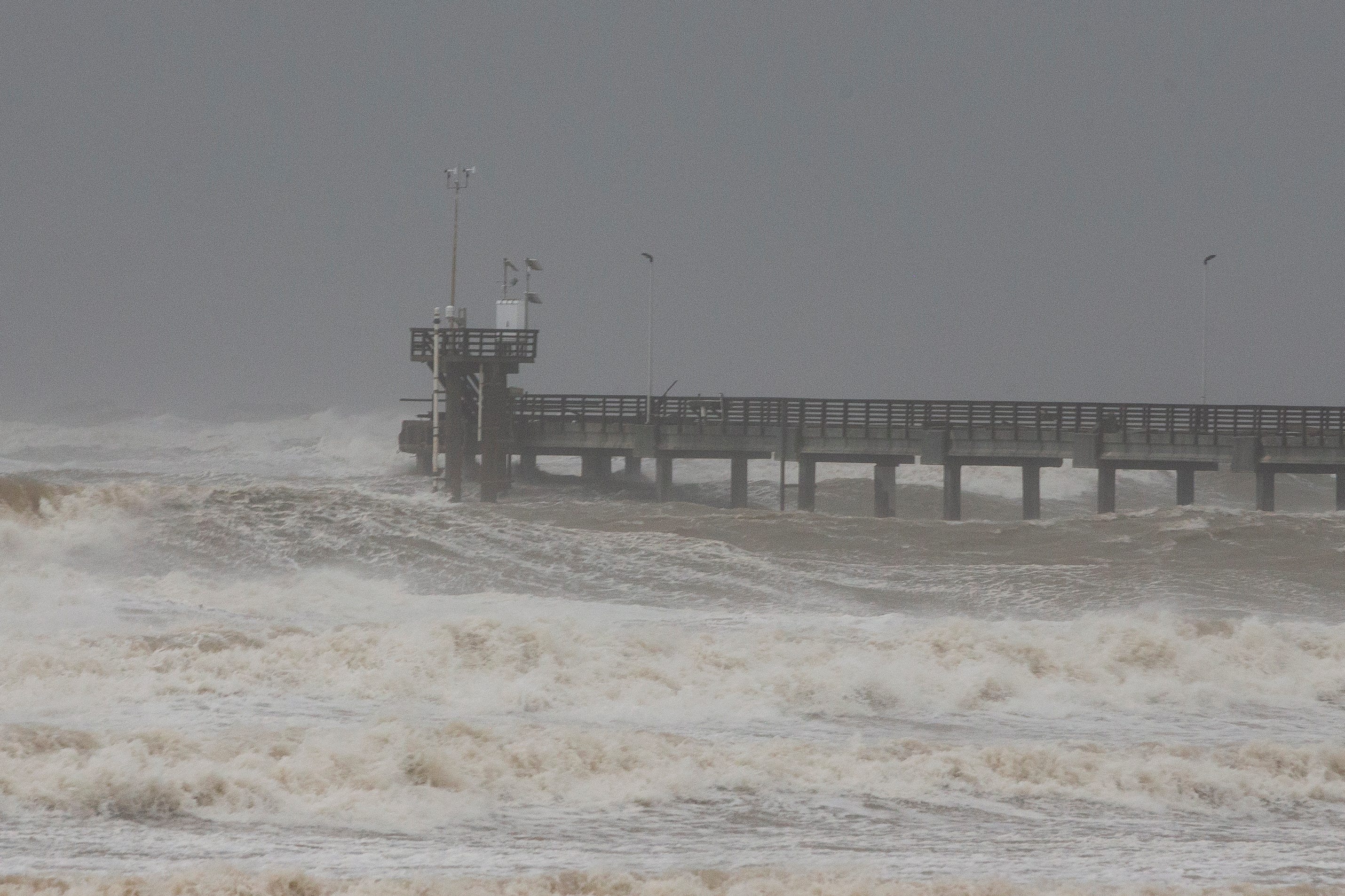 Bob Hall Pier collapses as Hurricane Hanna hits Texas: See damage