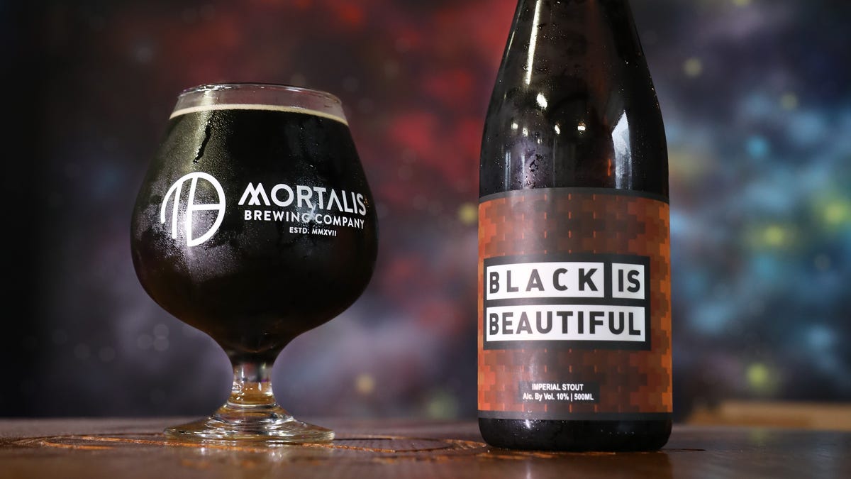 Black Is Beautiful beer created at Mortalis Brewing Company