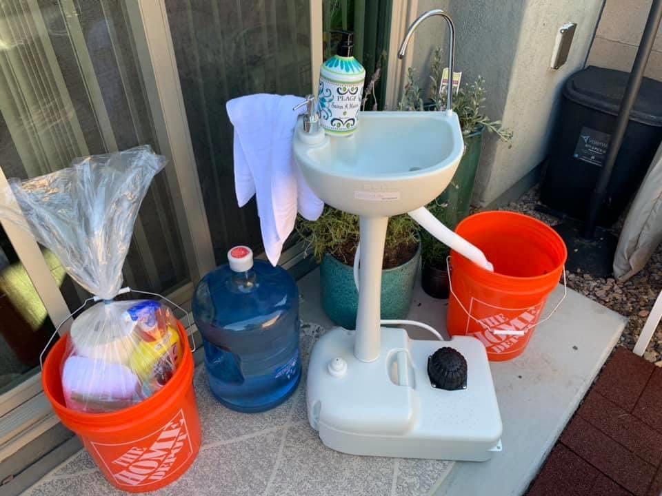 Red Feather building hand-washing stations for Navajo, Hopi families