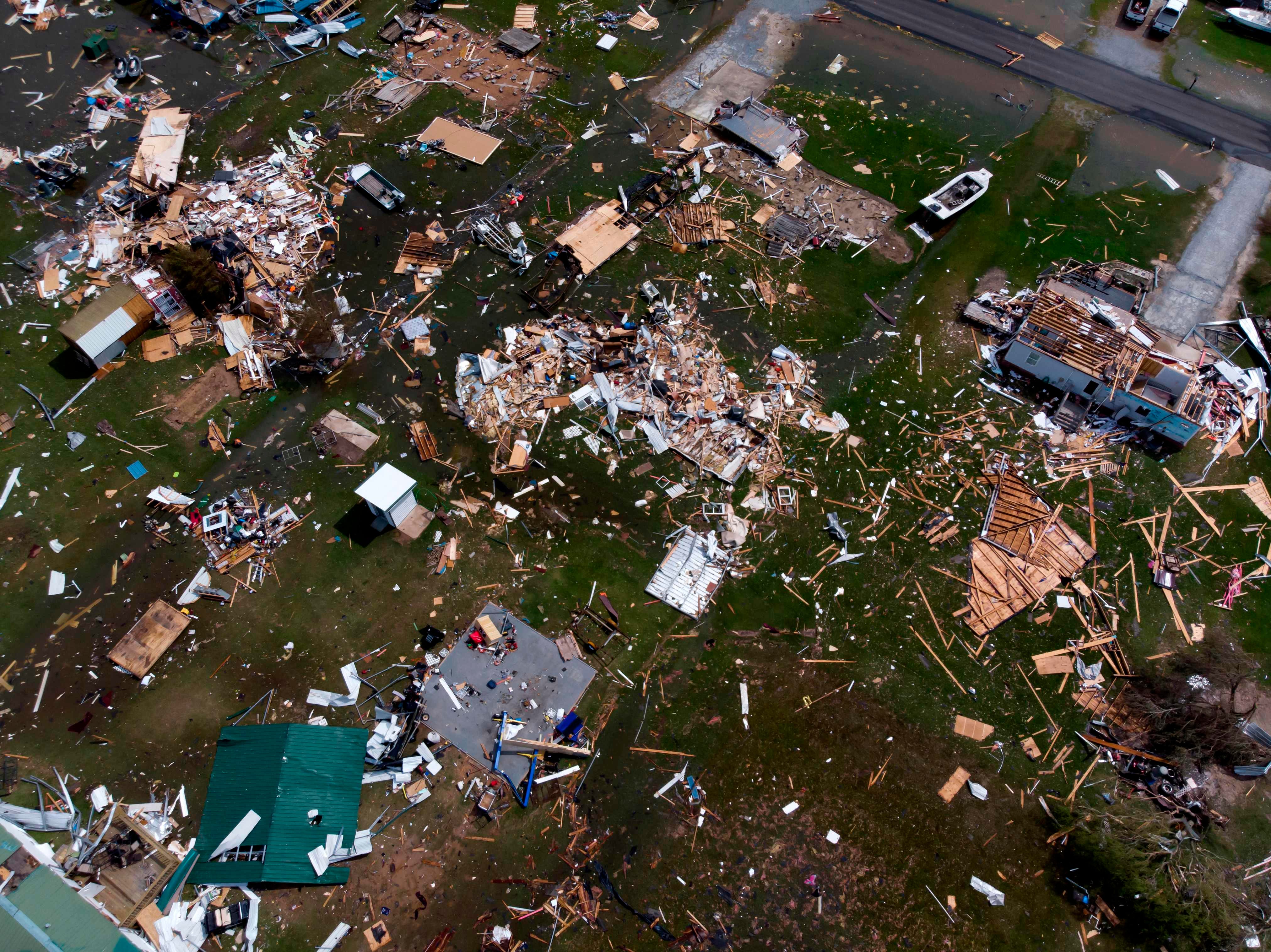 Hurricane Laura damage photos show aftermath in Louisiana, Texas