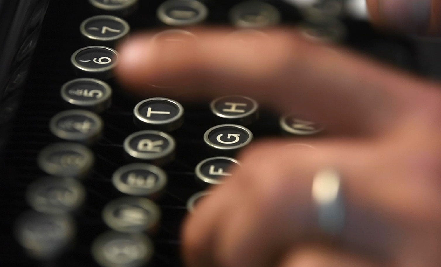 The Type Set. Will letters written on a typewriter provoke conversation?