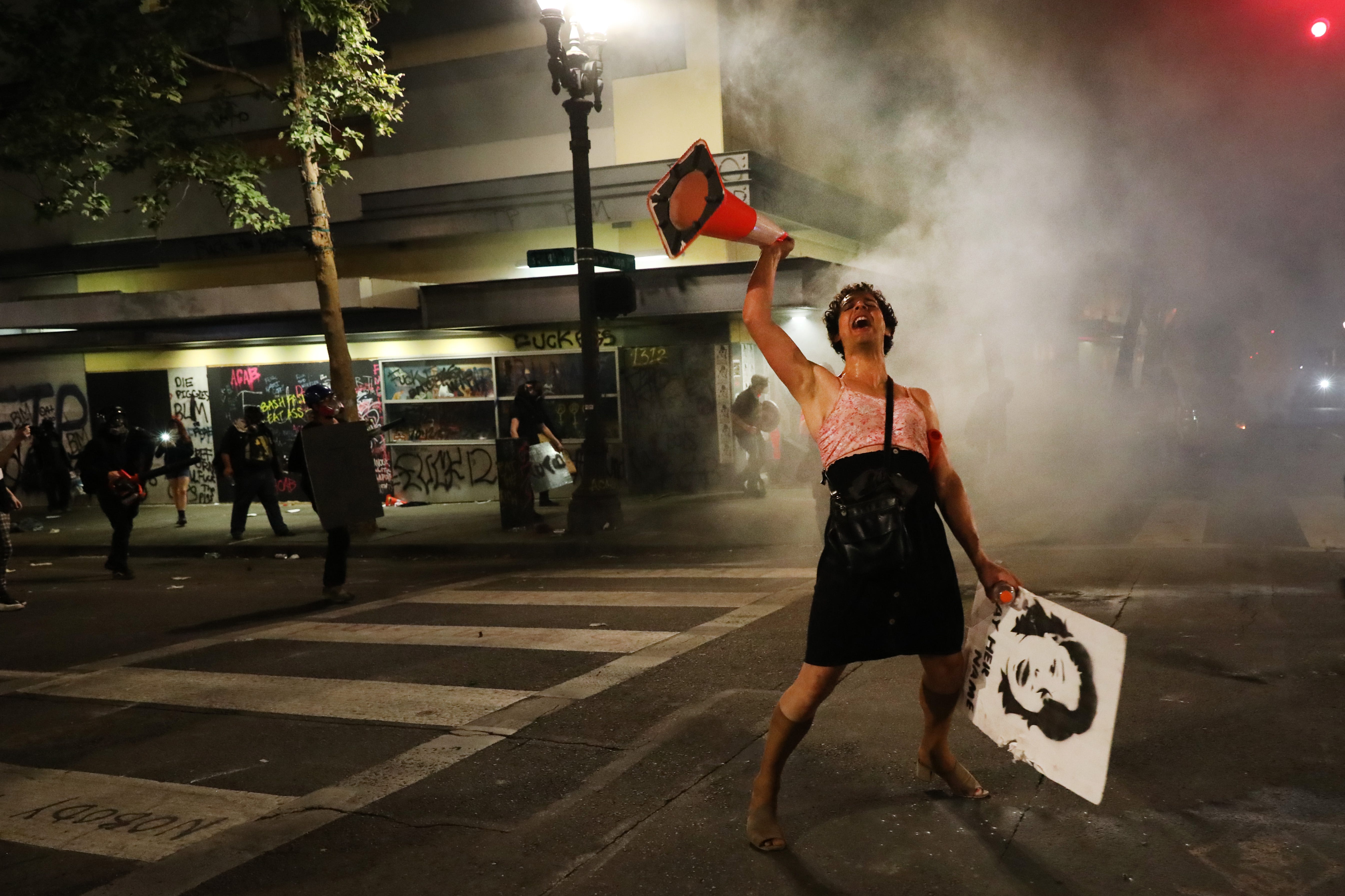 Portland protests: 100 photos, 100 days of Black lives matter effort