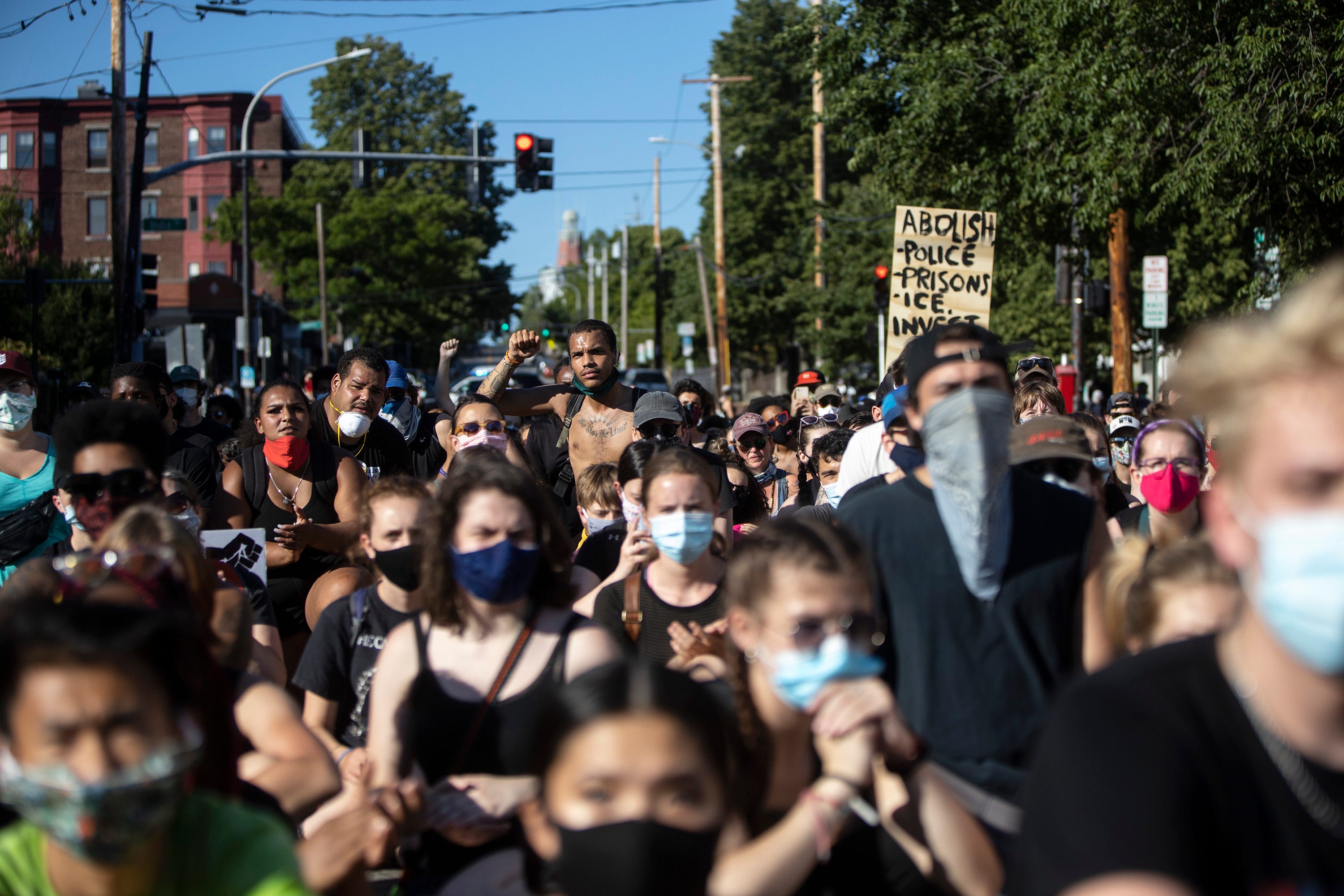 Portland protests: 100 photos, 100 days of Black lives matter effort