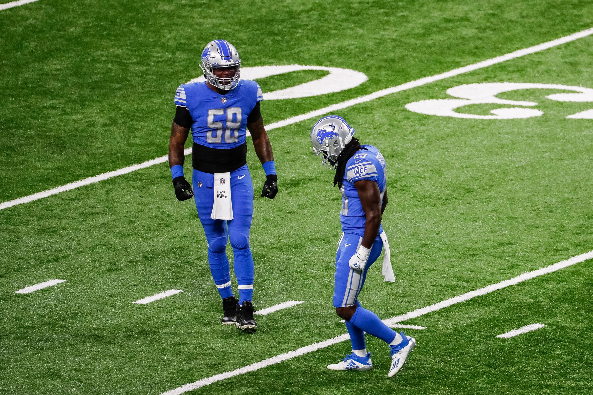 Detroit Lions inactives: Frank Ragnow, Tyrell Crosby, Jamie Collins out