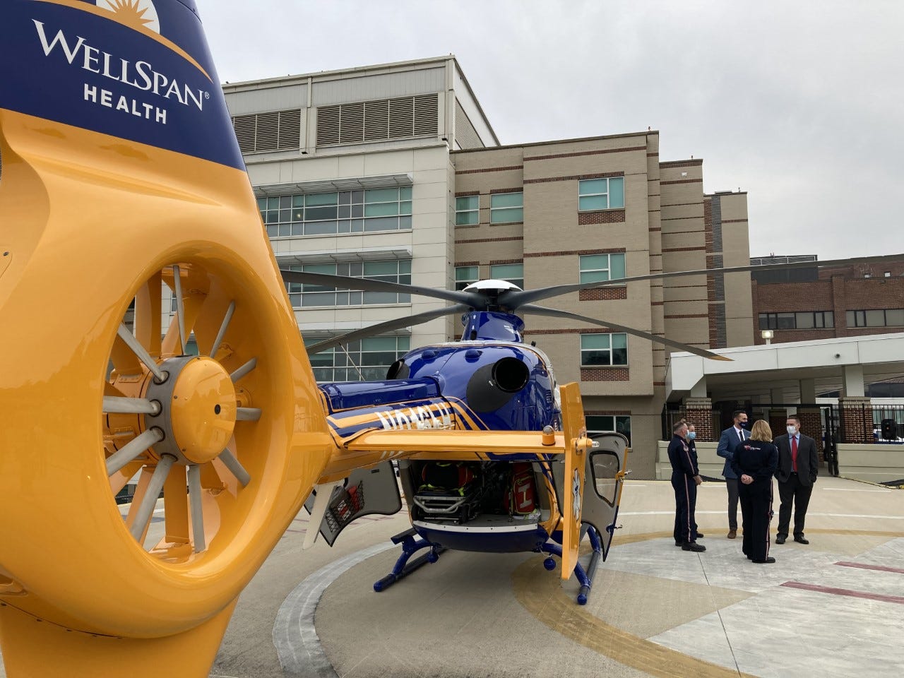WellFlight medical helicopter debuts at York Hospital