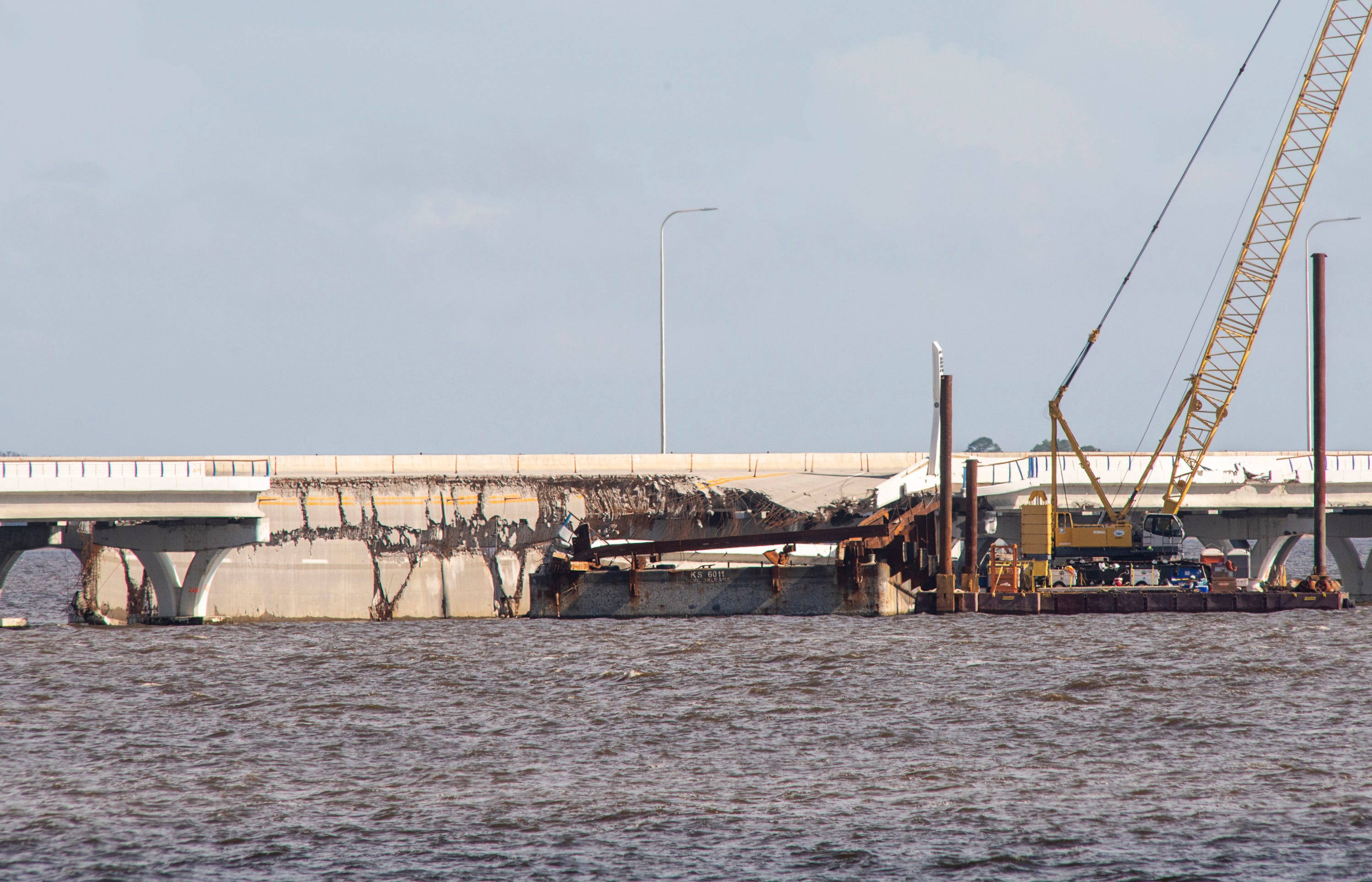 Pensacola Bay Bridge: Demolitions begin, inspection nears completion