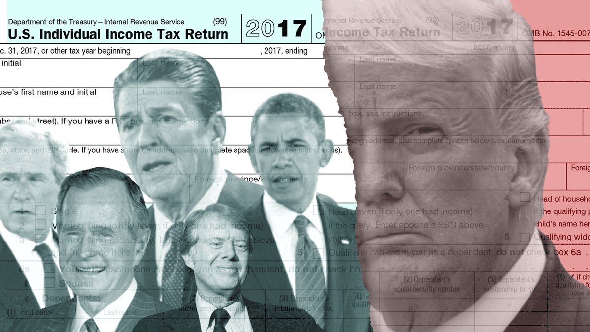 Trump taxes: How is 2017 return compares to other presidents