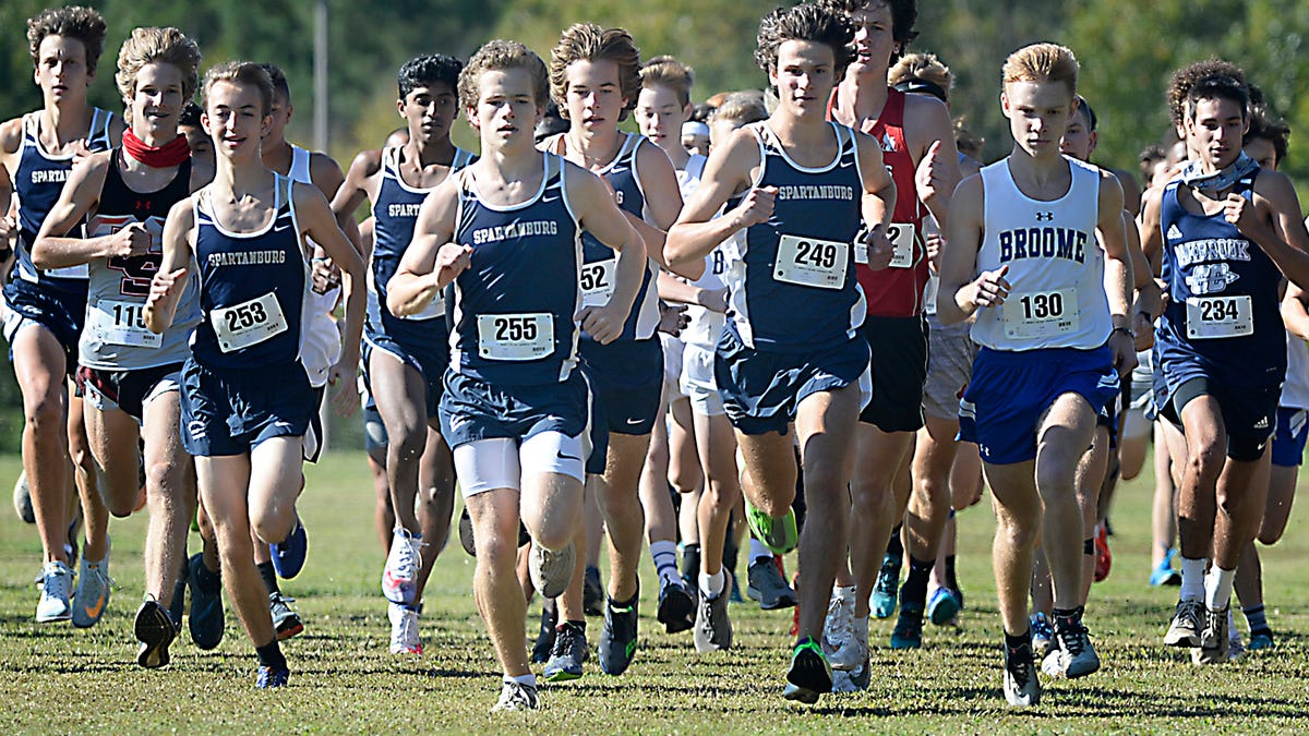 Spartanburg County cross country championship meet at Dorman High School.