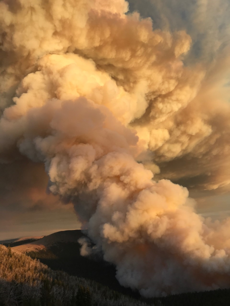 Montana fires: Cabins threatened Little Belts, dry weather still ahead