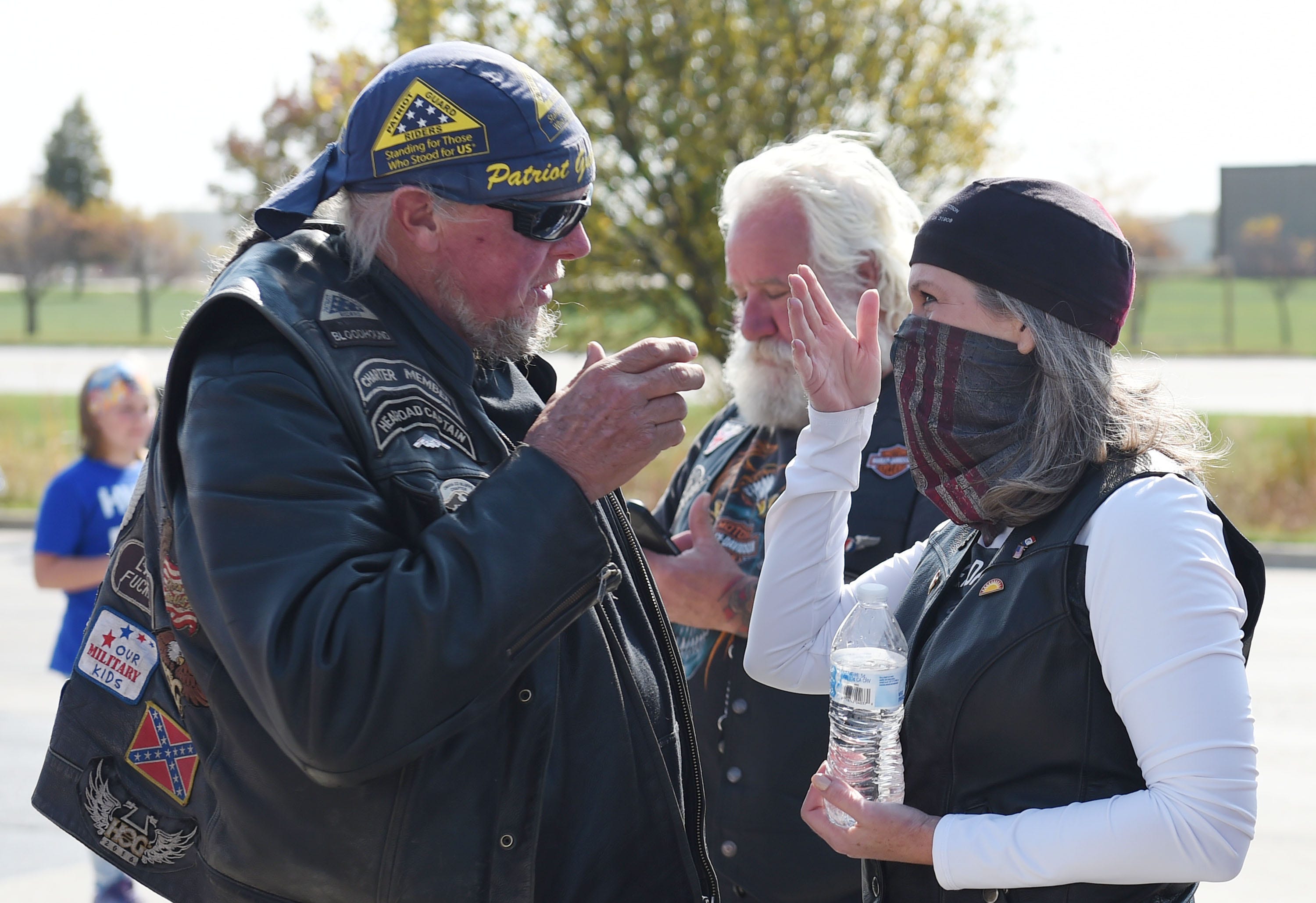 Joni Ernst tours Iowa by motorcycle in final days of 'tough' race