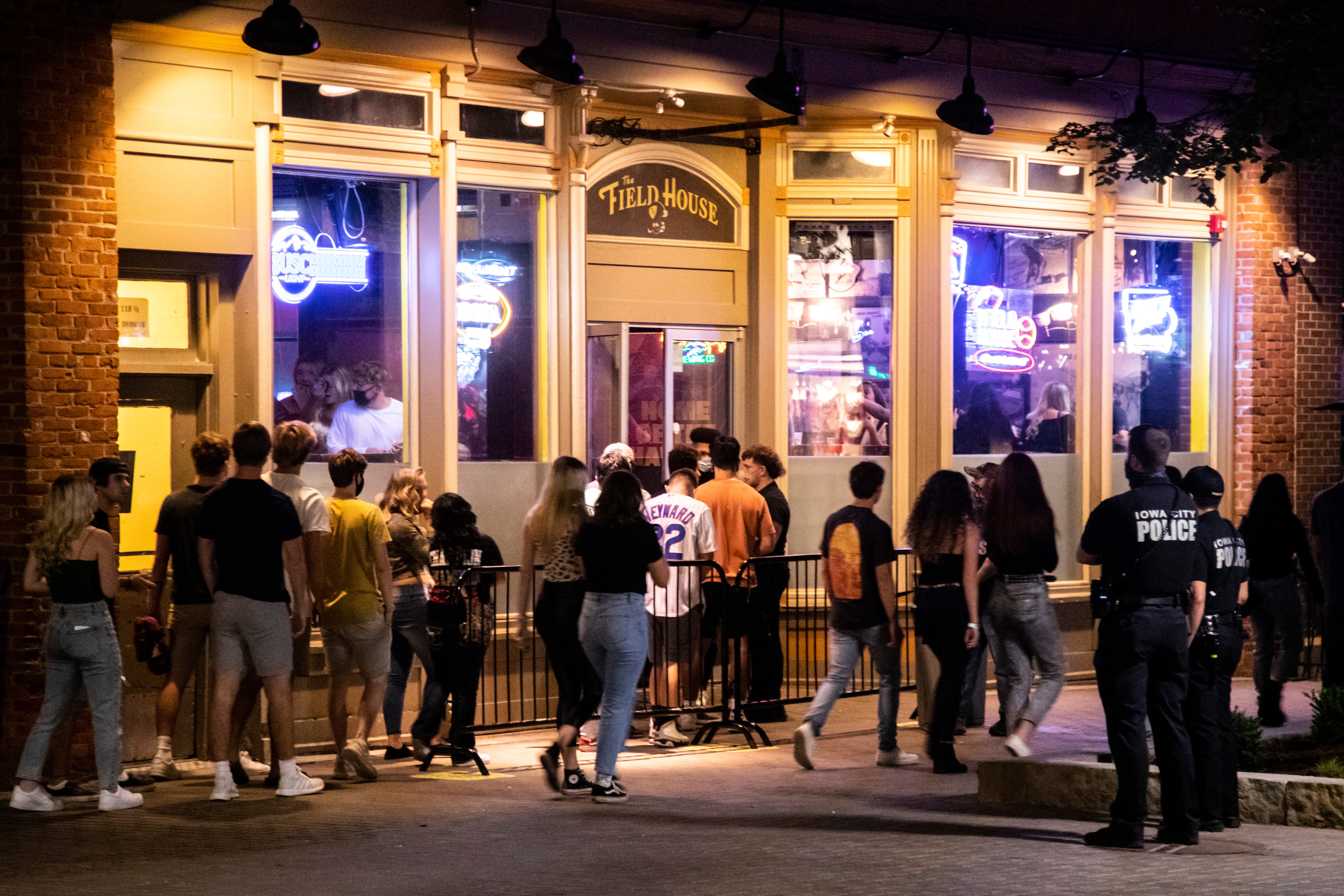 COVID-19 in Iowa: Patrons flock to reopened Iowa City bars Friday