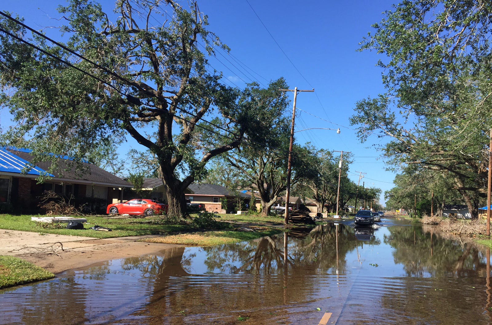 Hurricane Delta update, damage: Power outages; clean-up begins
