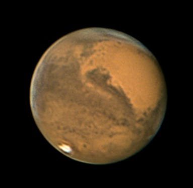 Mars is brighter than Jupiter, How to see planet with the naked eye