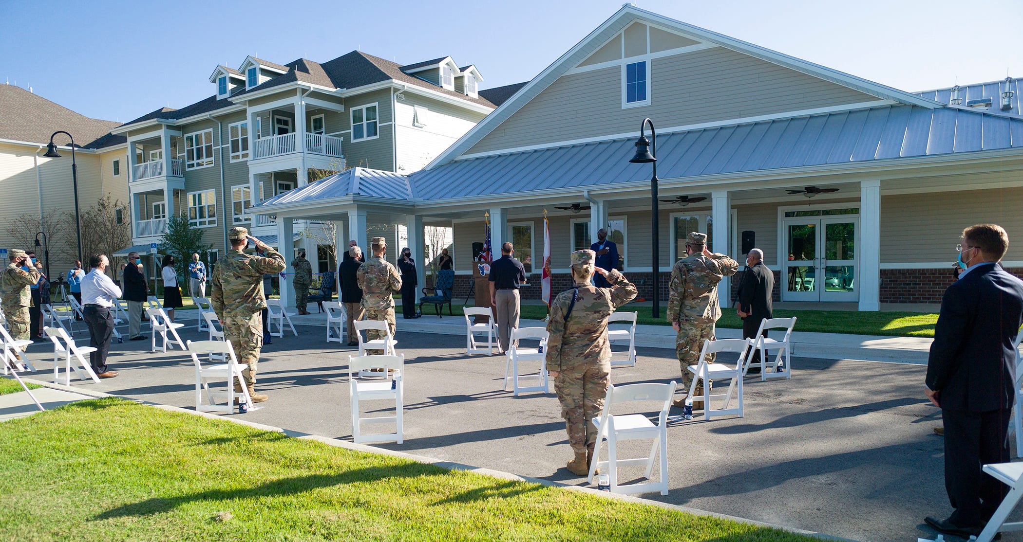 Silver Sands School donates money to Bob Hope Air Force Enlisted Village