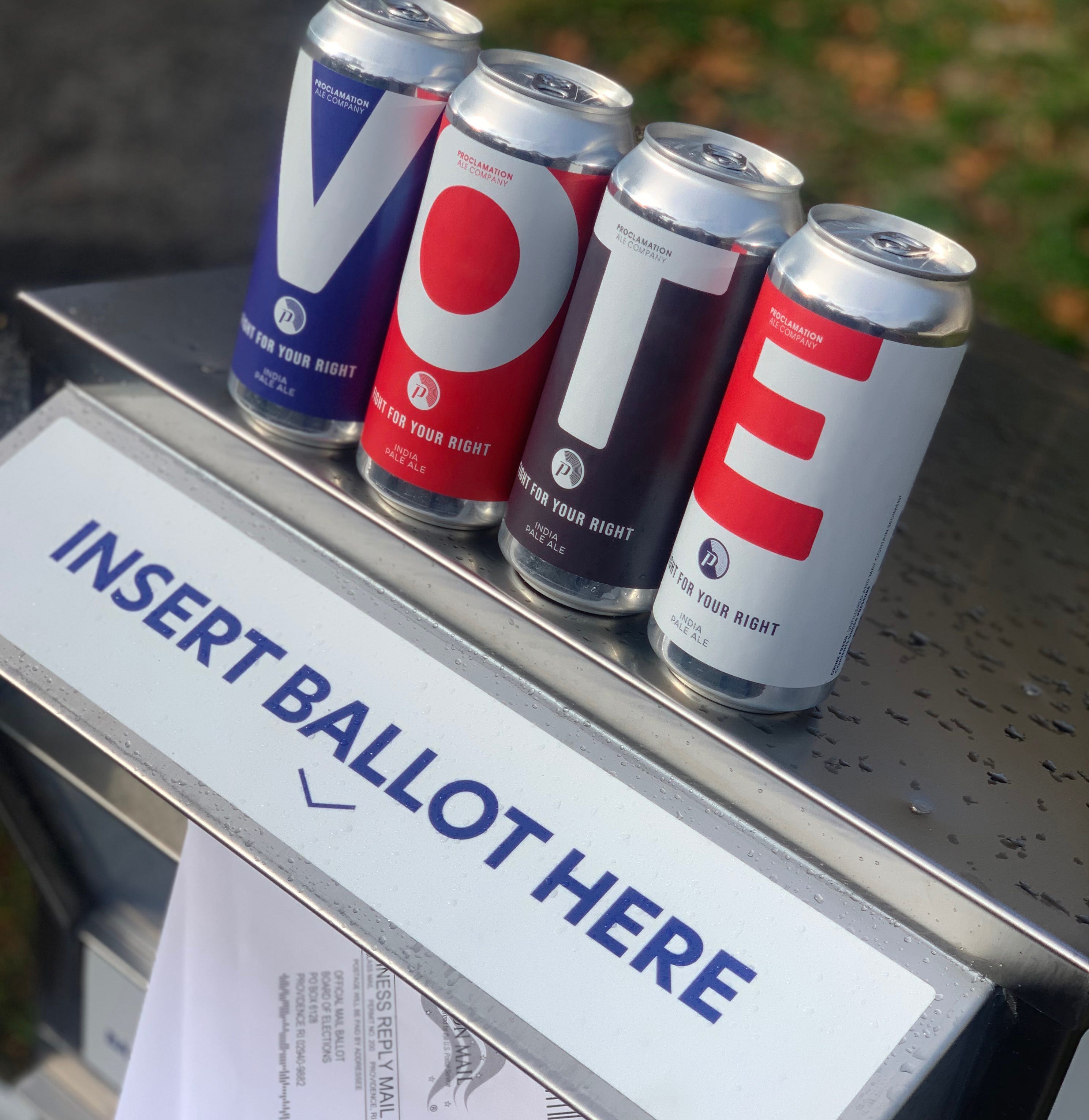 Warwick brewery Proclamation Ale promotes voting with new beer release