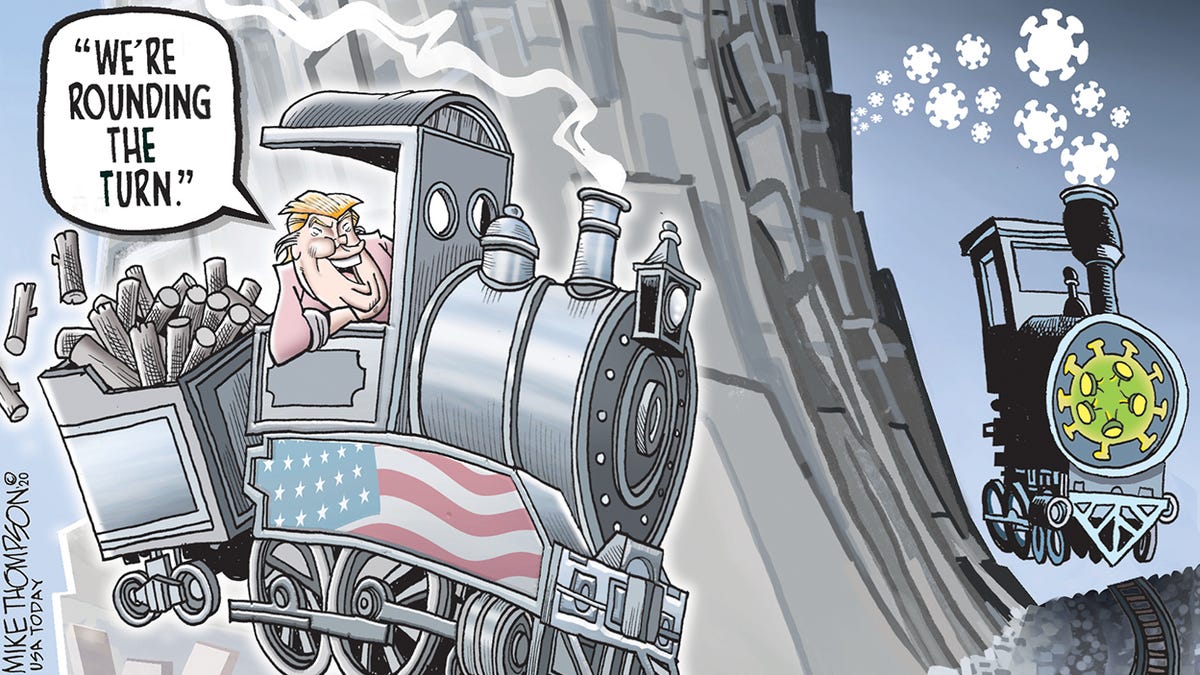 The Trump years: Mike Thompson's cartoon look at the Trump presidency