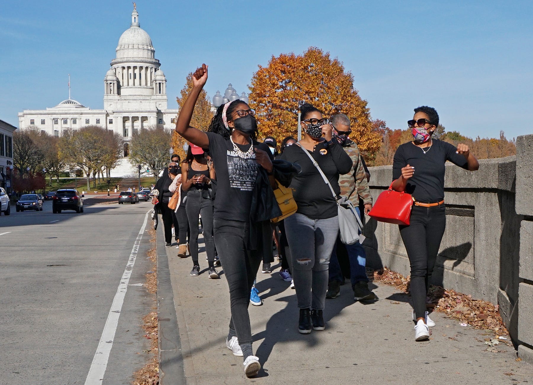 Biden, Trump supporters rally in Providence