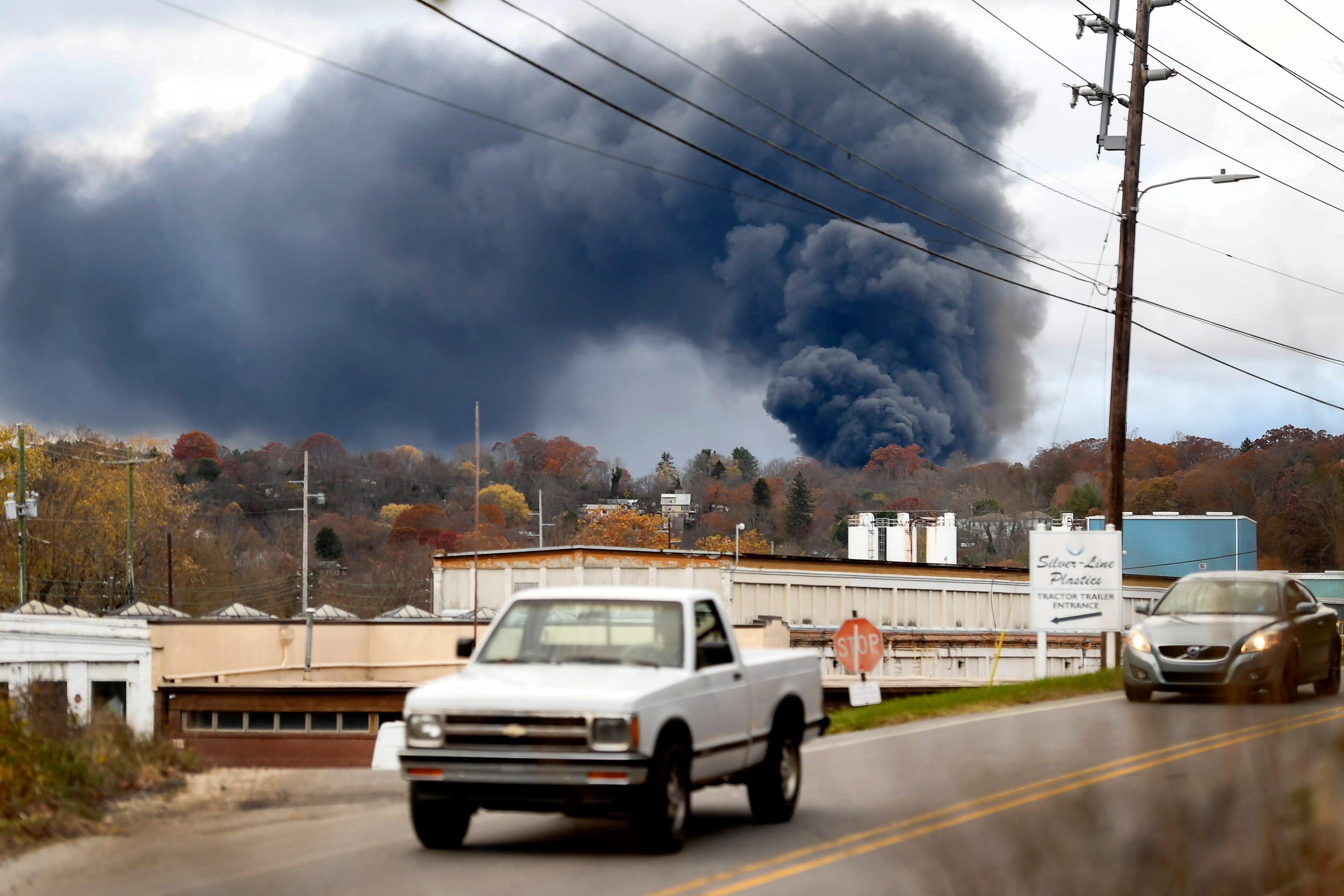 MSD warehouse fire sends black smoke billowing