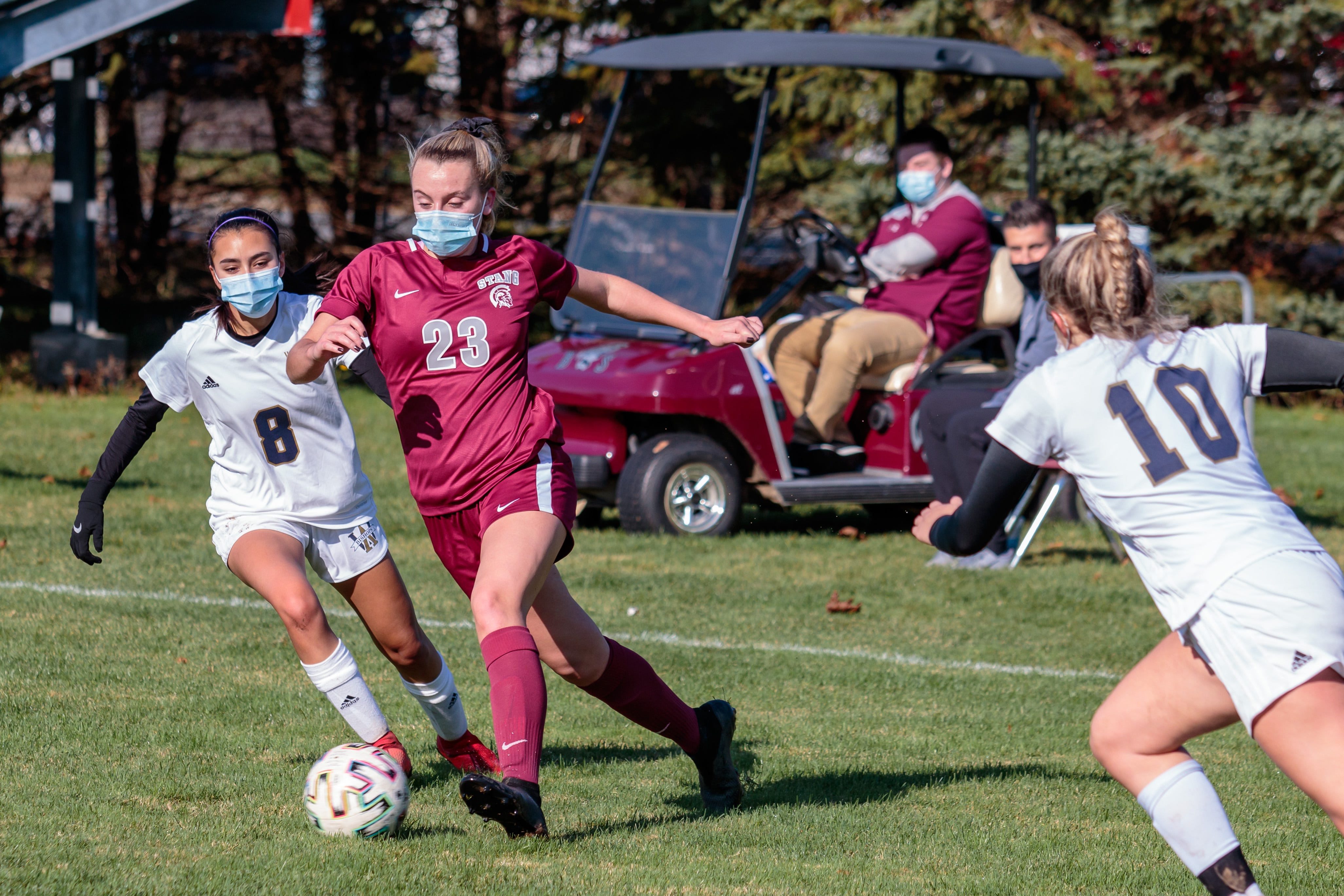Lily Shields scores game-winning goal for Bishop Stang girls soccer