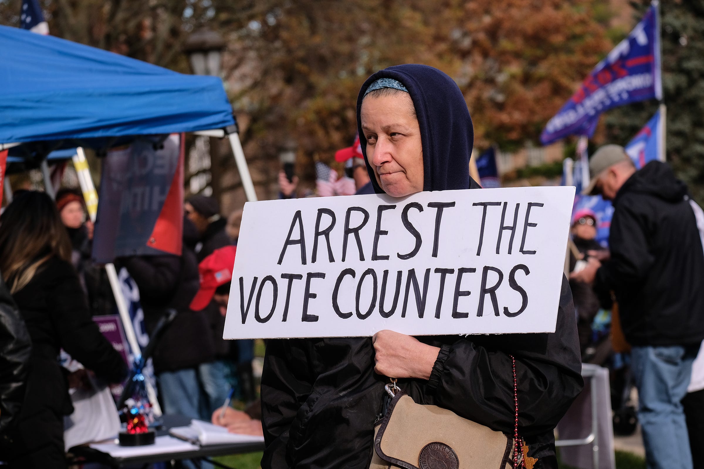 Trump supporters gather at Michigan Capitol rally again on Saturday