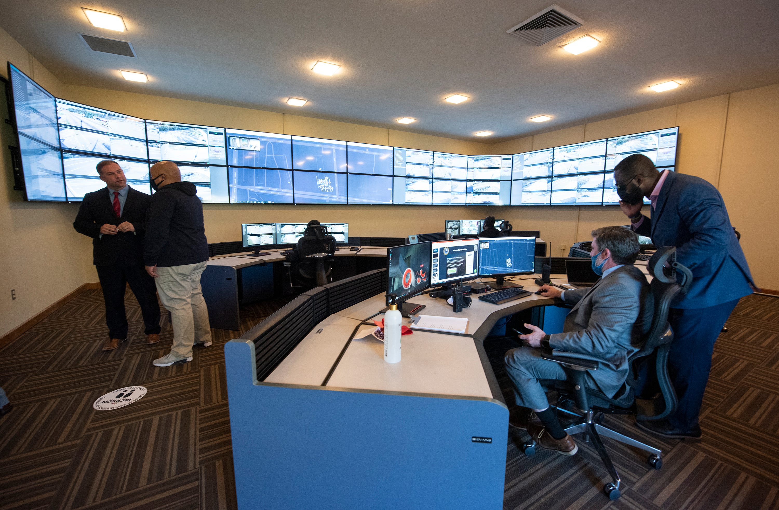 Jackson unveils Real Time Command Center that uses surveillance cameras