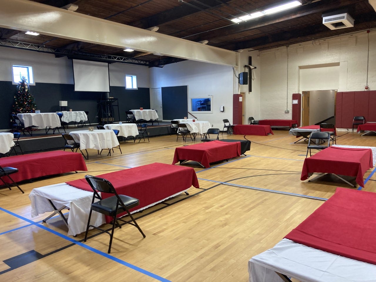 Community effort helps create a permanent overflow shelter in the city