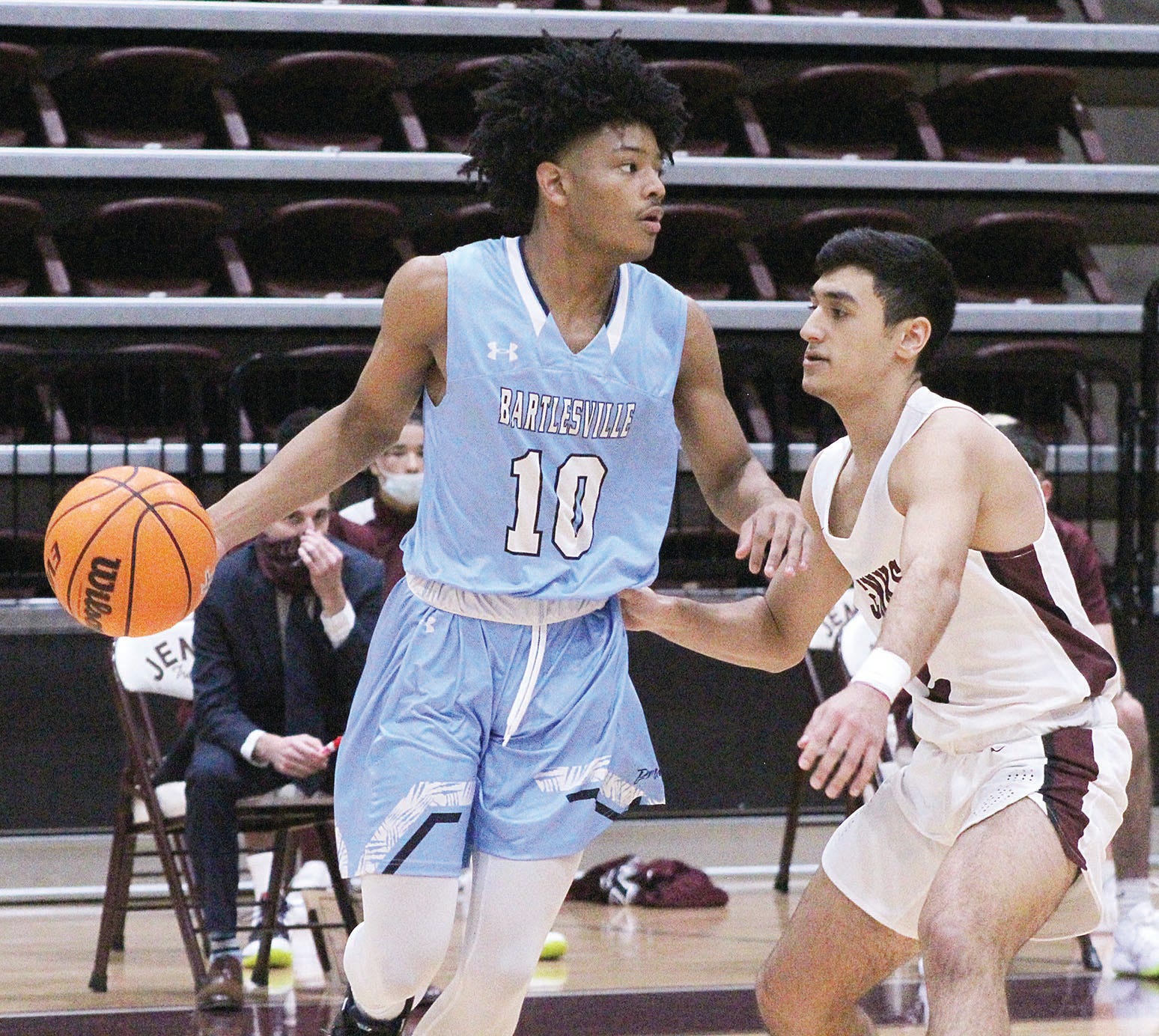 Freshman David Castillo pumps in 20 points in varsity opener for BHS