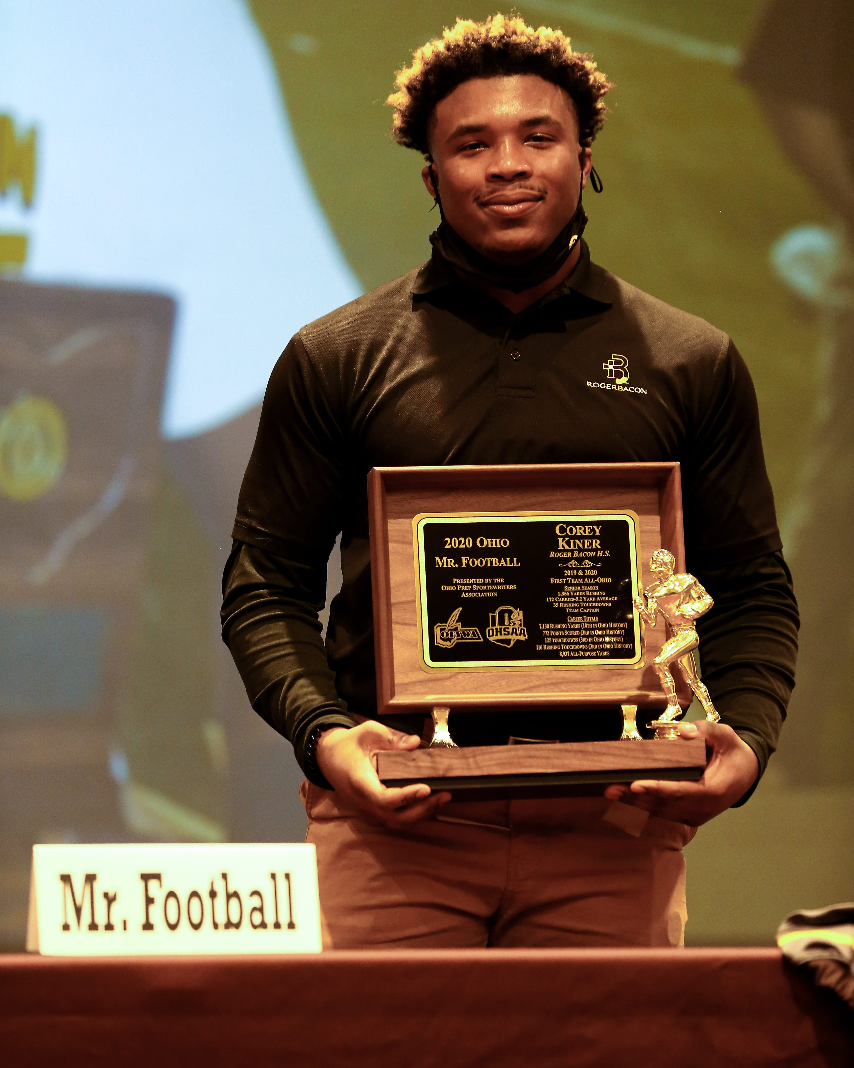 Corey Kiner will be remembered for more than football at Roger Bacon