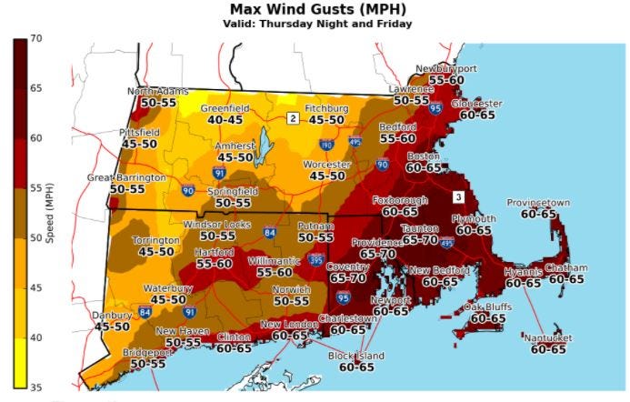 Cape Cod Weather: High wind warning, flood watch
