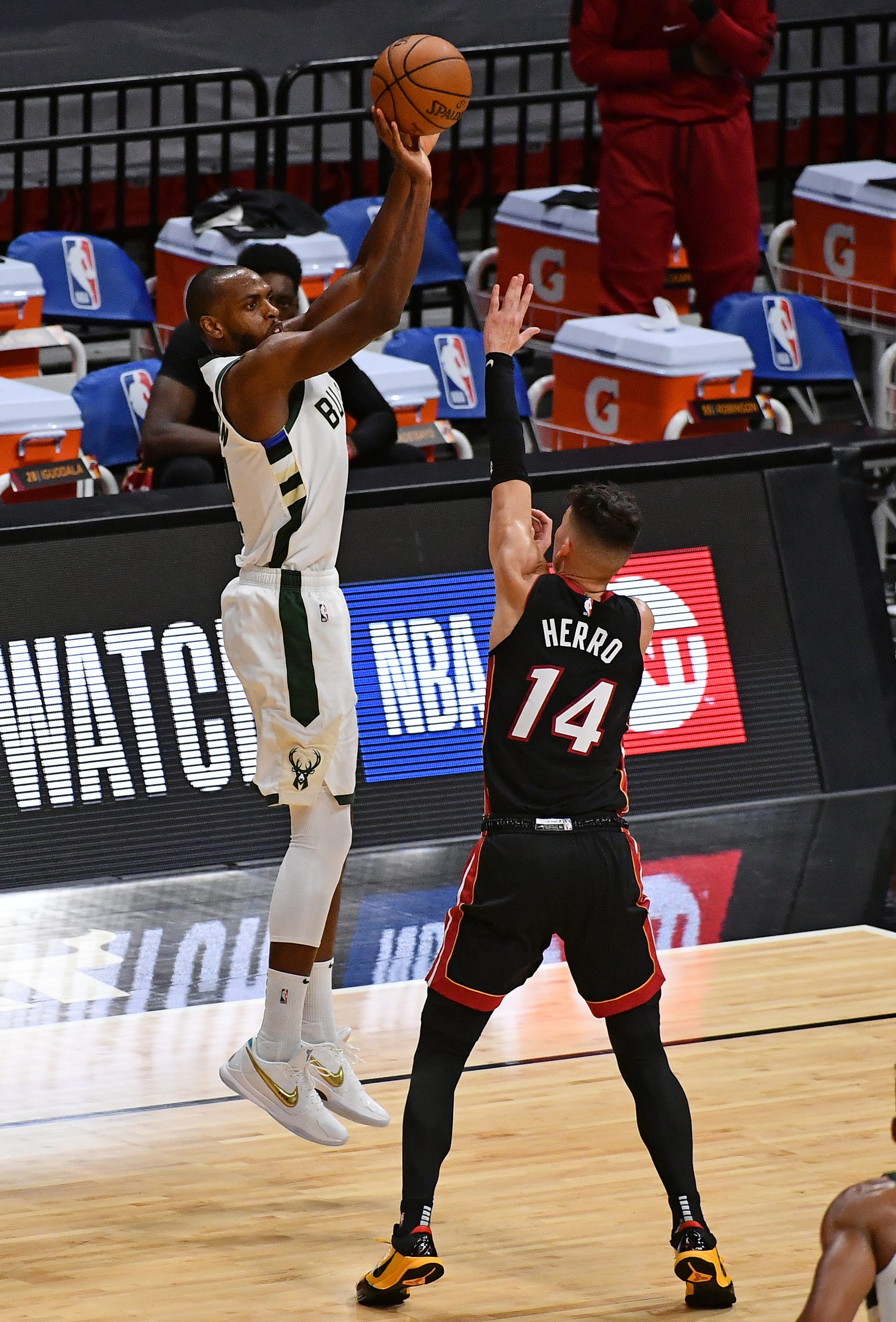 Bucks set NBA record for three-pointers made in win over Heat