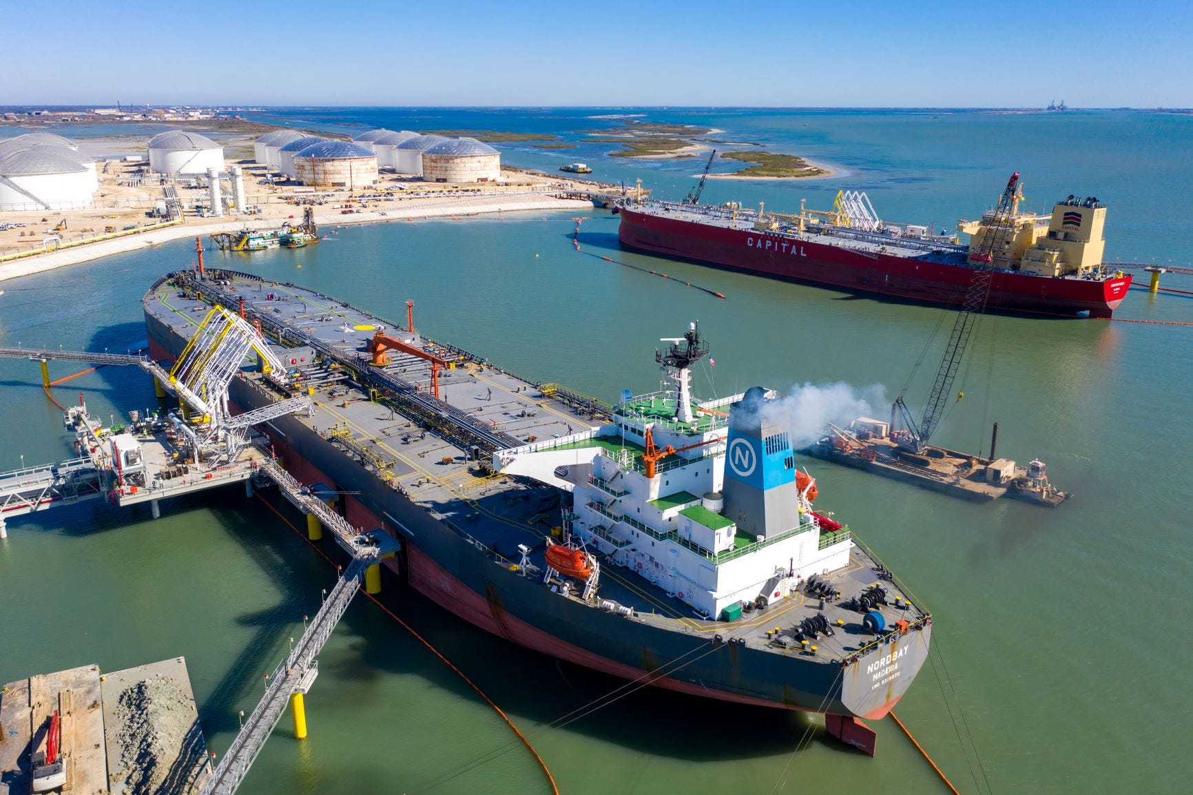 Buckeye finishes 2nd deepwater dock at Corpus Christi Ship Channel