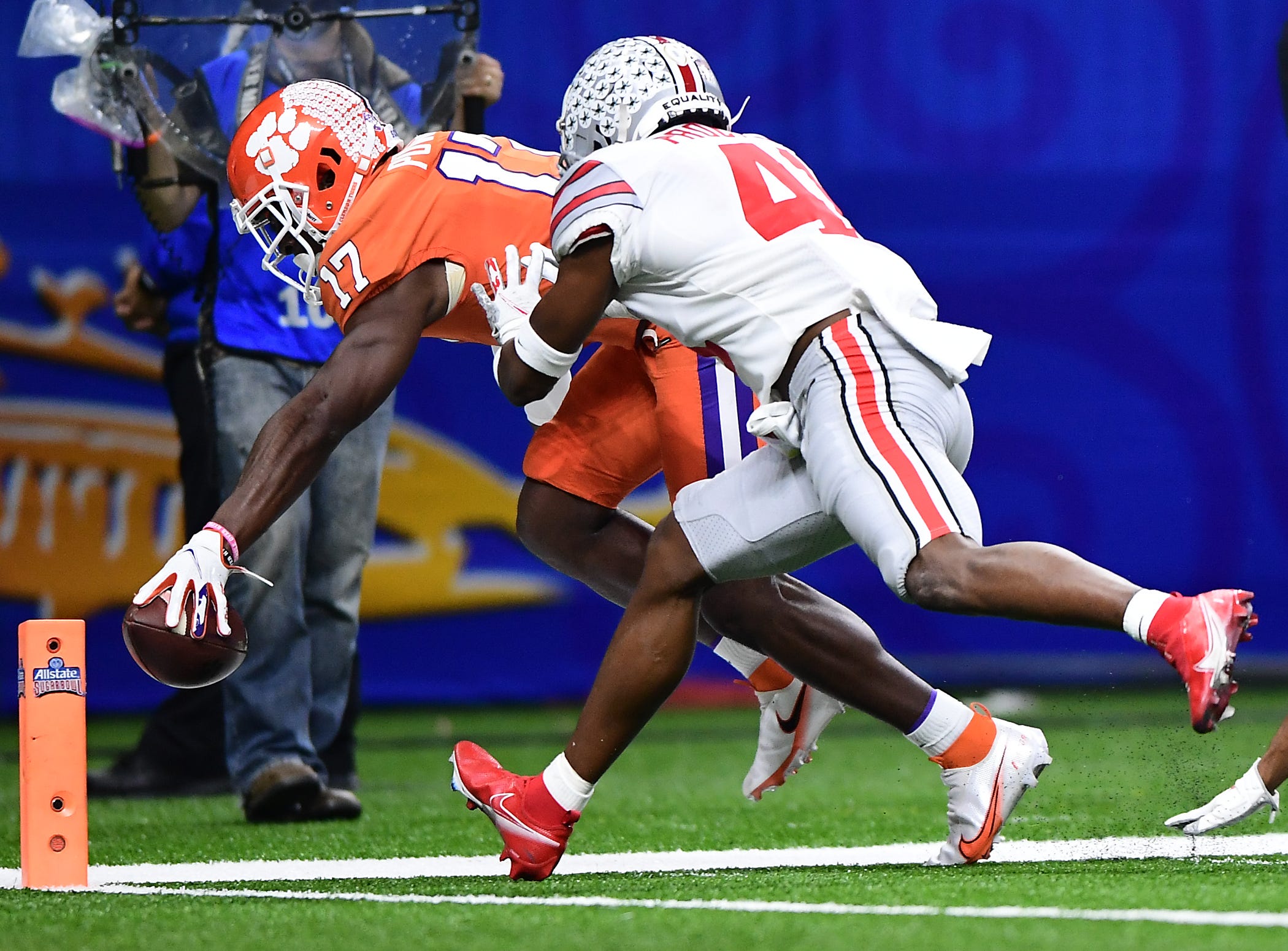 Clemson wide receiver Cornell Powell kept his NFL dream alive