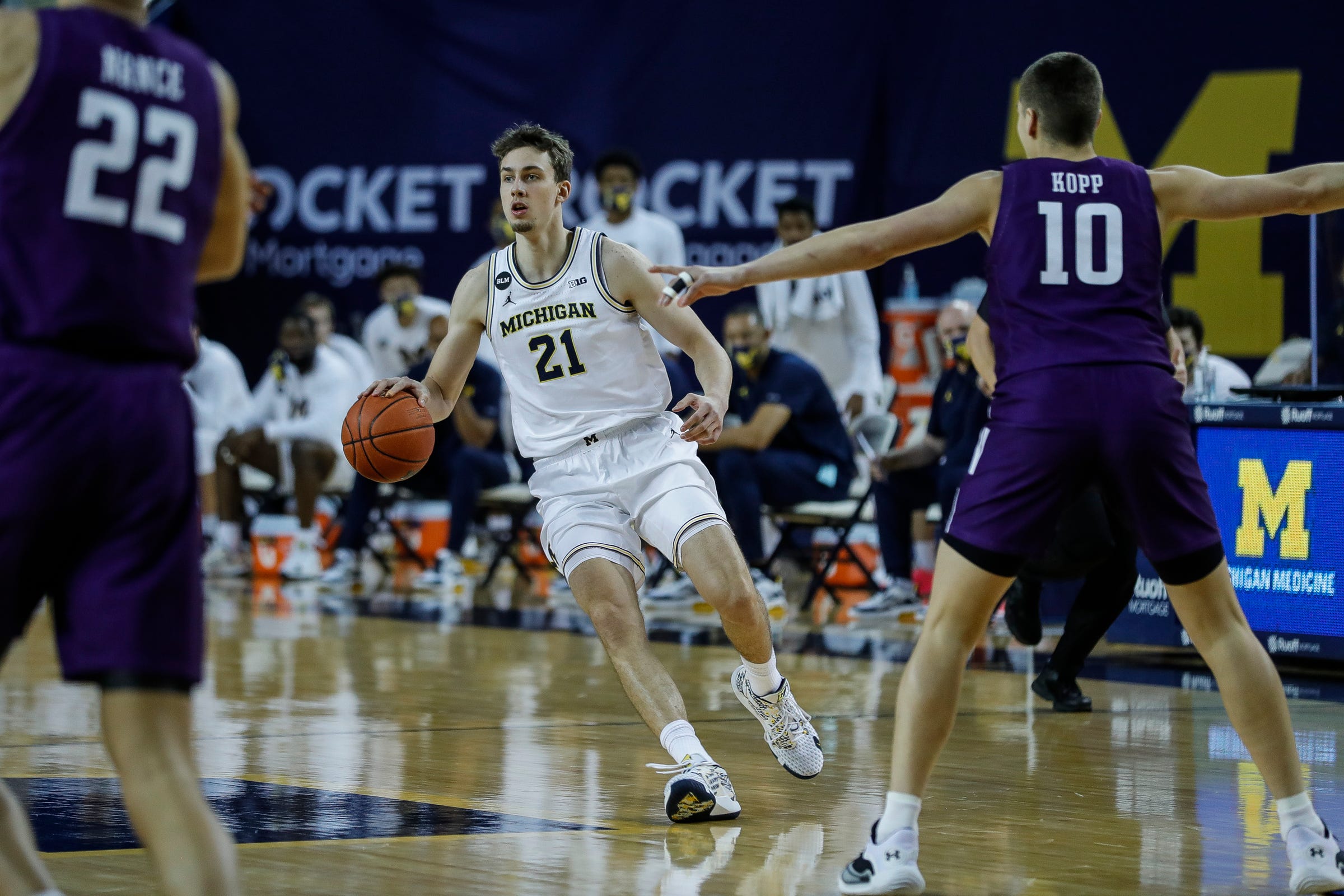 Michigan basketball's Franz Wagner a 2-way force: 'Guy's an architect'