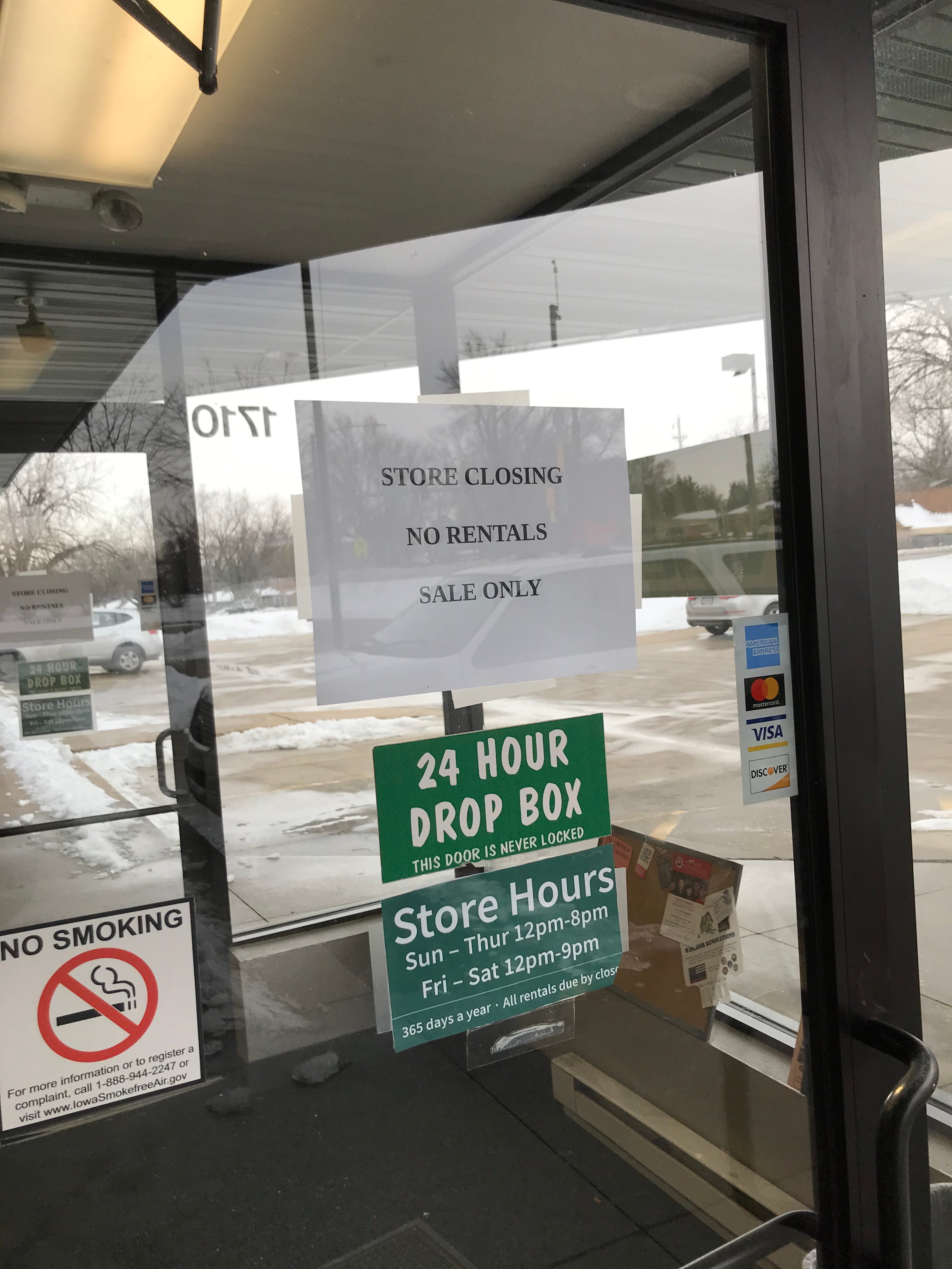 Family Video closing remaining Iowa stores, selling excess stock