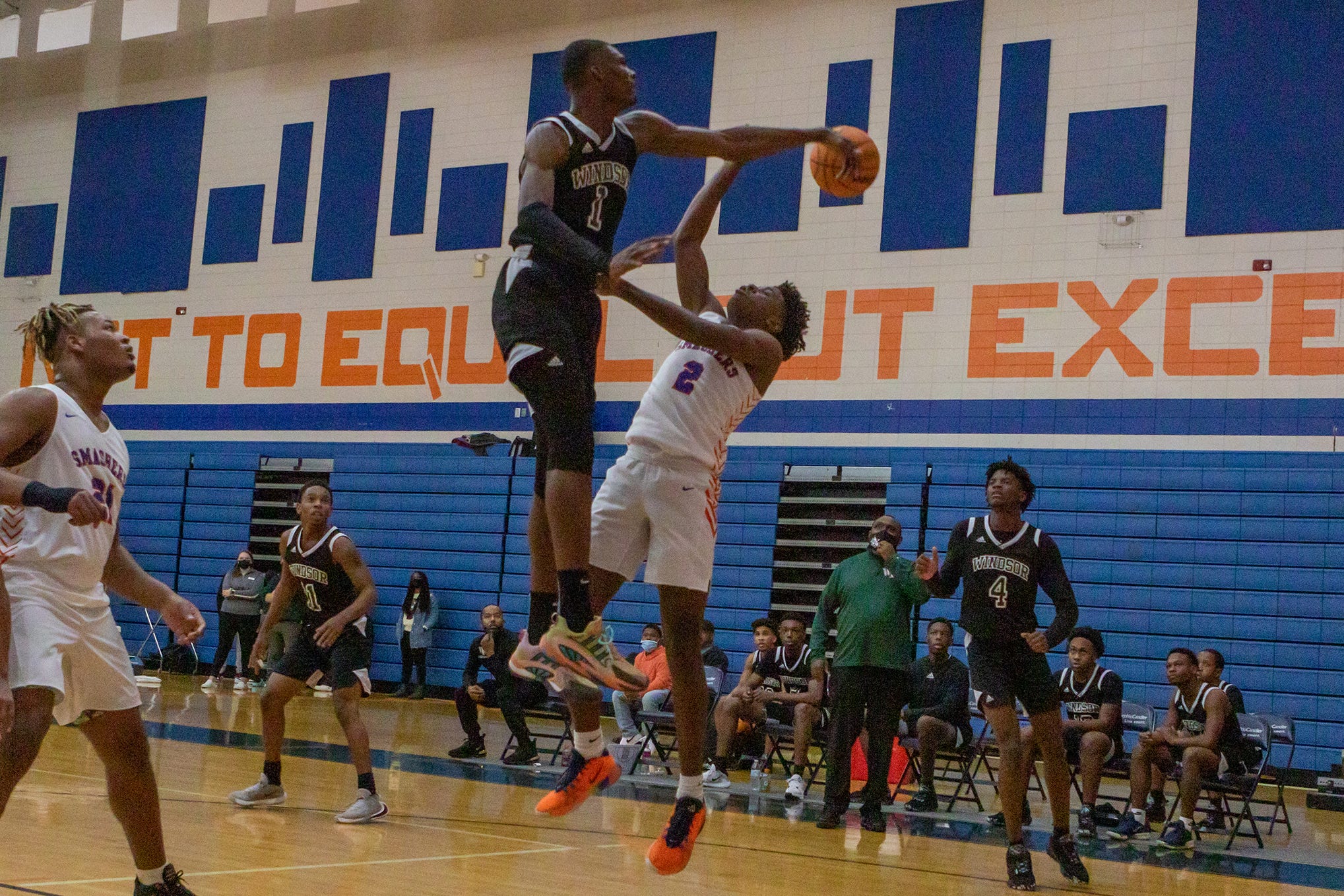 The Windsor Forest basketball team beat Johnson in their first meeting ...