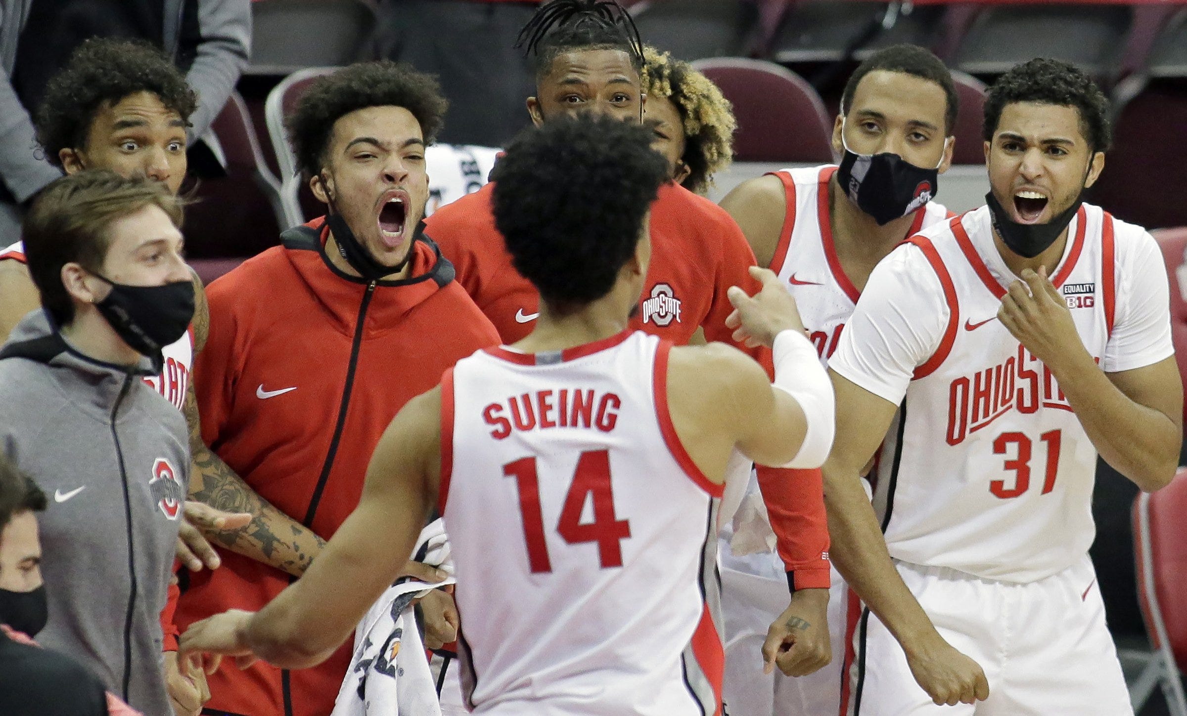 Ohio State's Justice Sueing shined in his debut at point guard