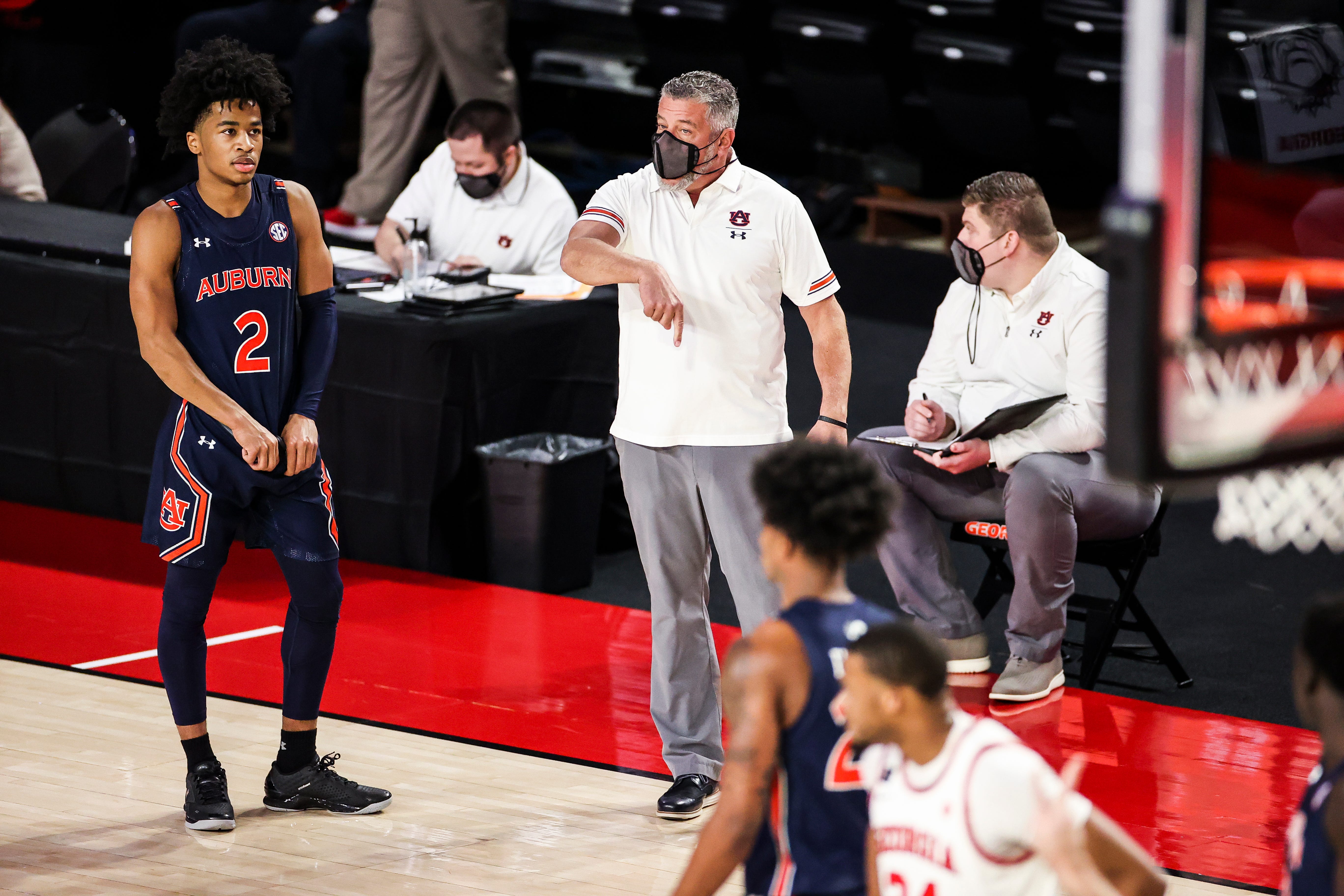 Auburn basketball coach Bruce Pearl wants to see Sharife Cooper in NBA