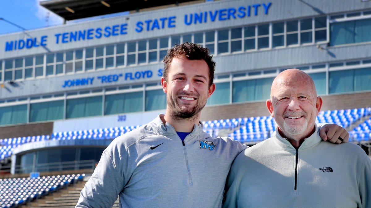 MTSU Football Coach Rick Stockstill through the years in photos