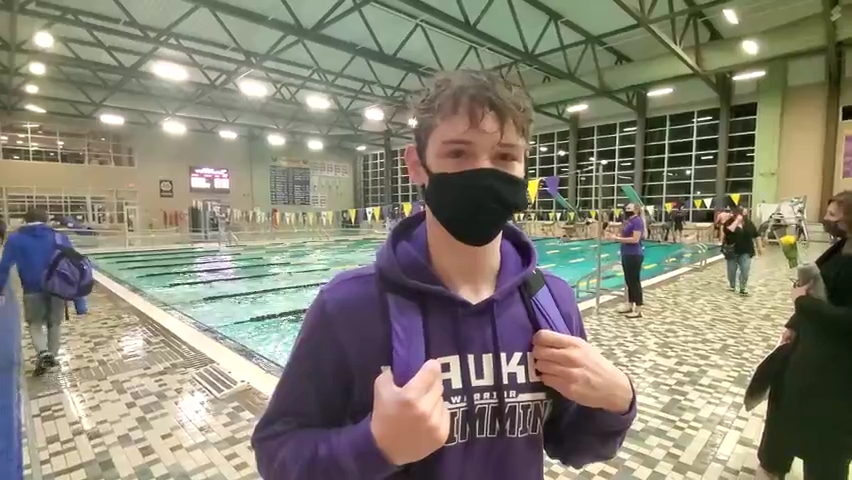 Video: Jackson Whitaker talks about the senior night win over Dowling ...