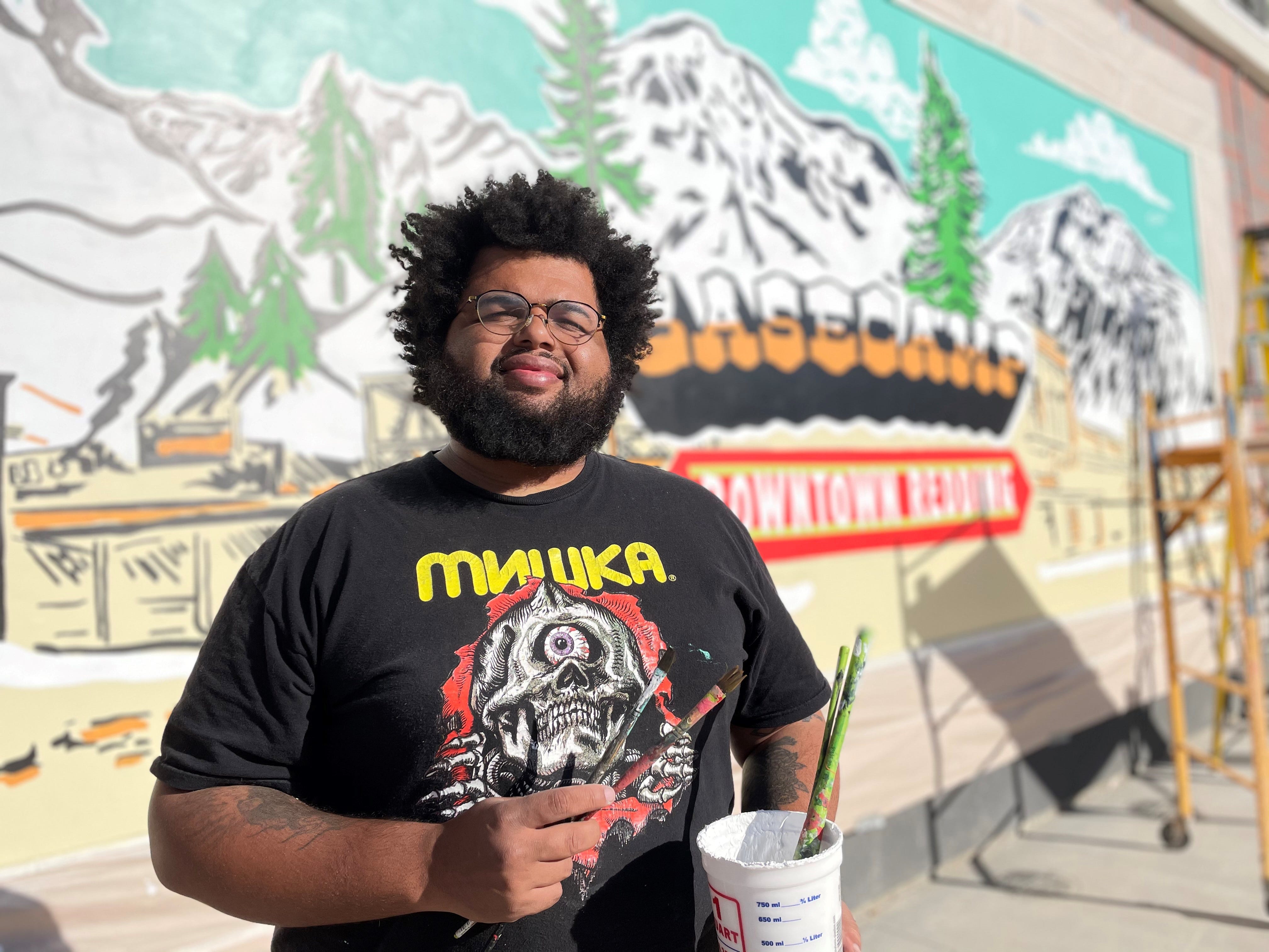The mystery of Redding's soon-to-be-unveiled color-splashed murals