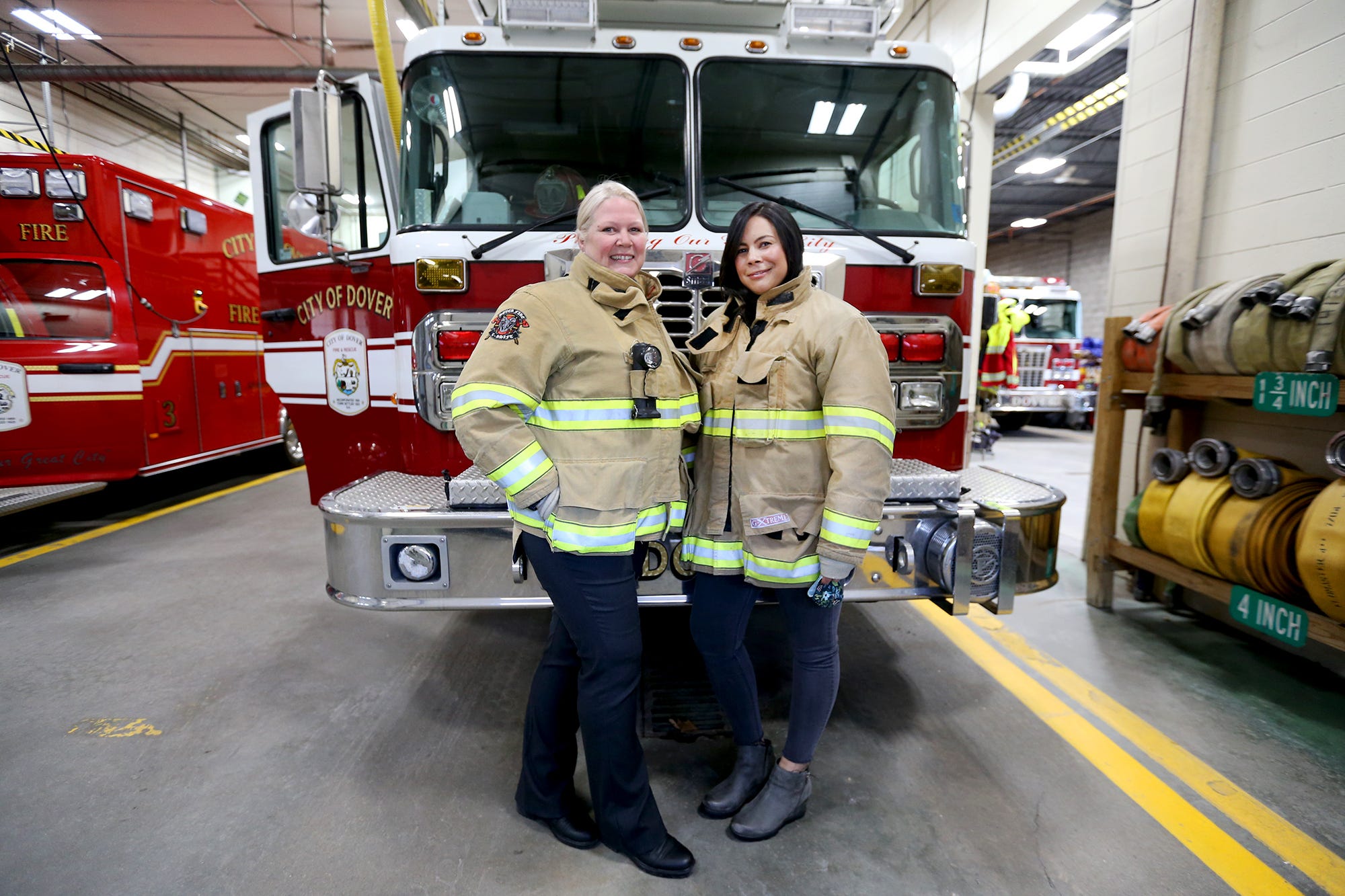 Women in uniform: Pioneering female firefighting pioneers retire