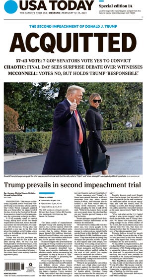 Impeachment Donald Trump Acquitted Of Insurrection In The Senate