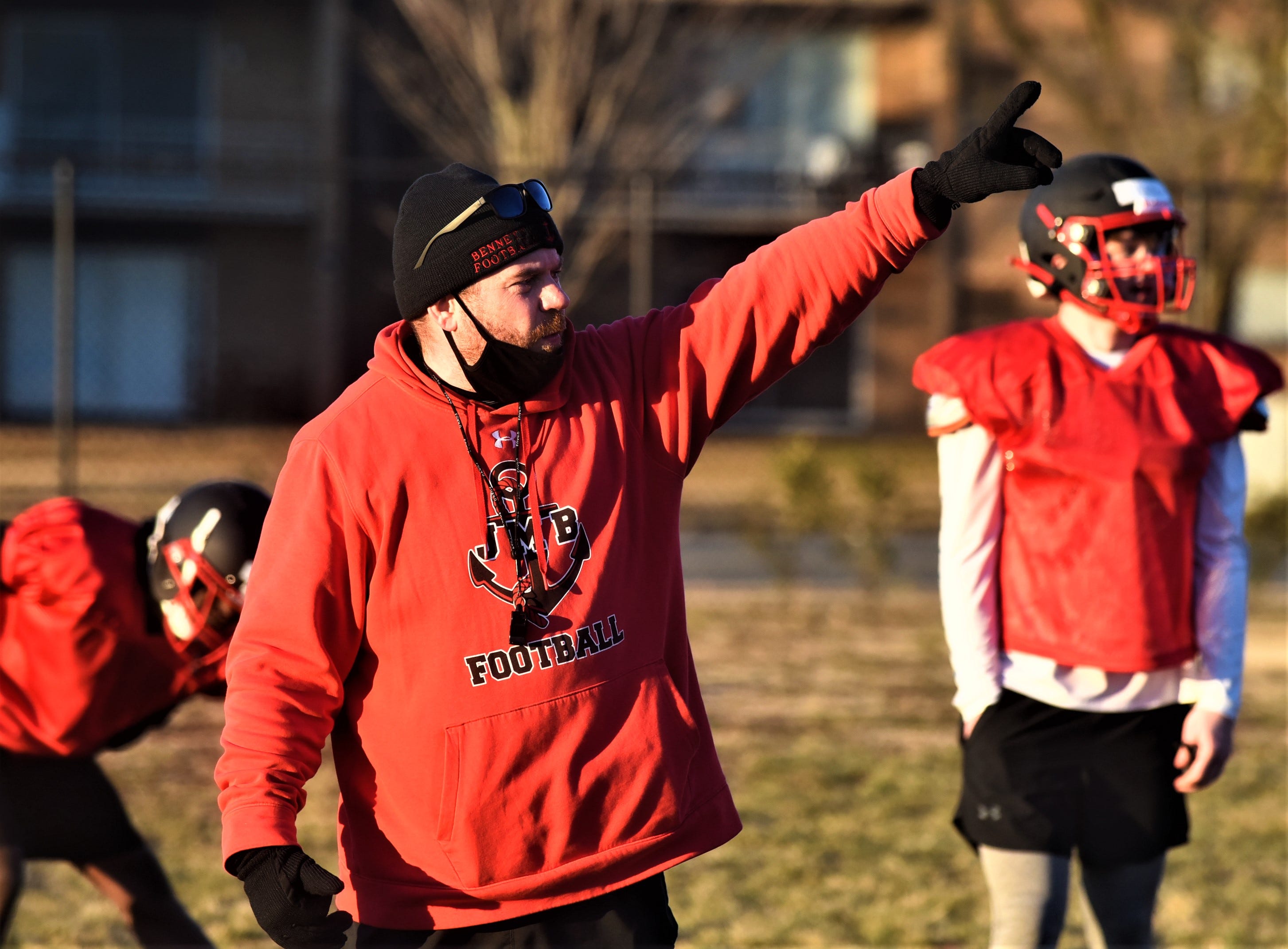 Bennett football coach enters first season with high expectations