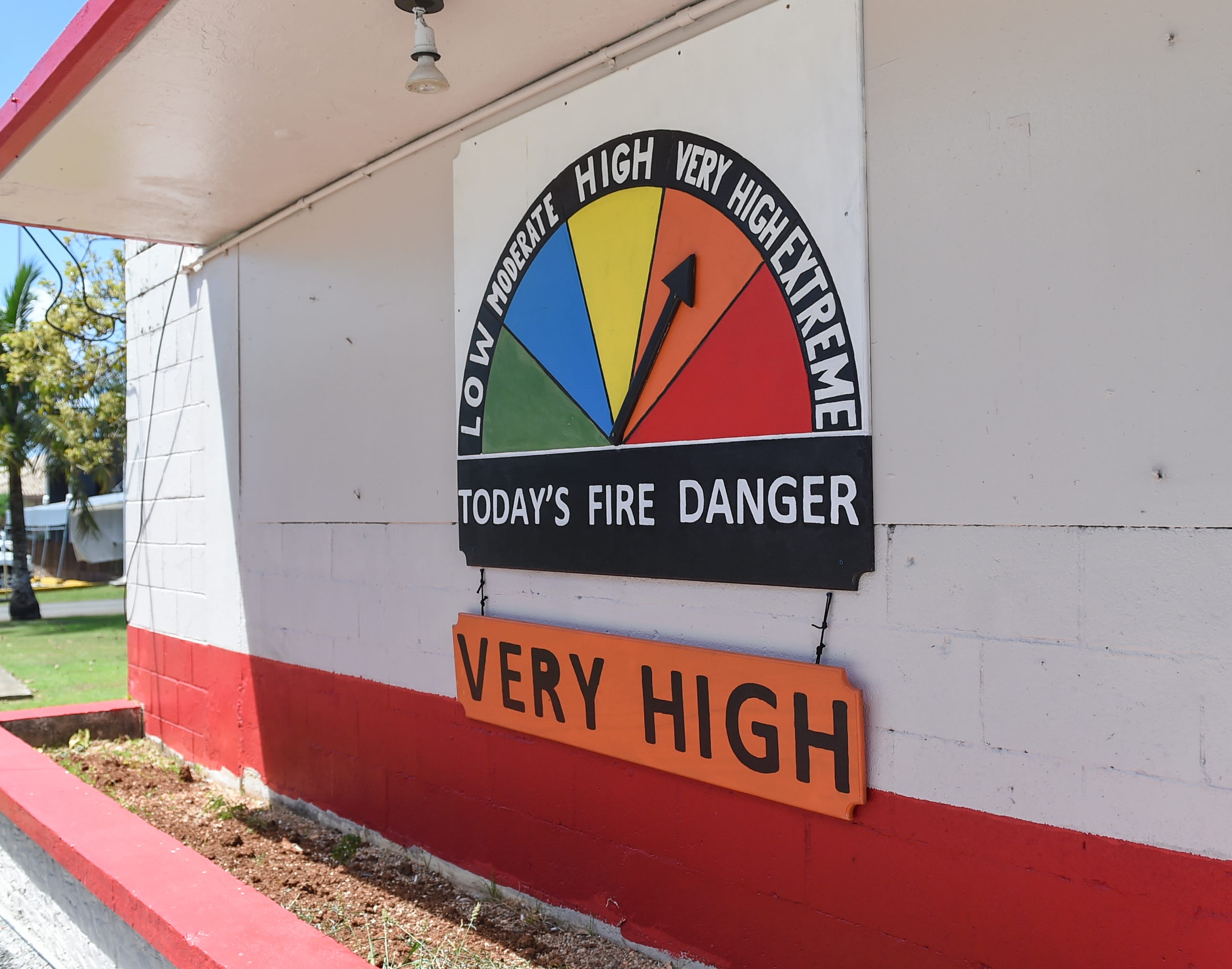 Guam fire danger signs inform public about risks of wildfires