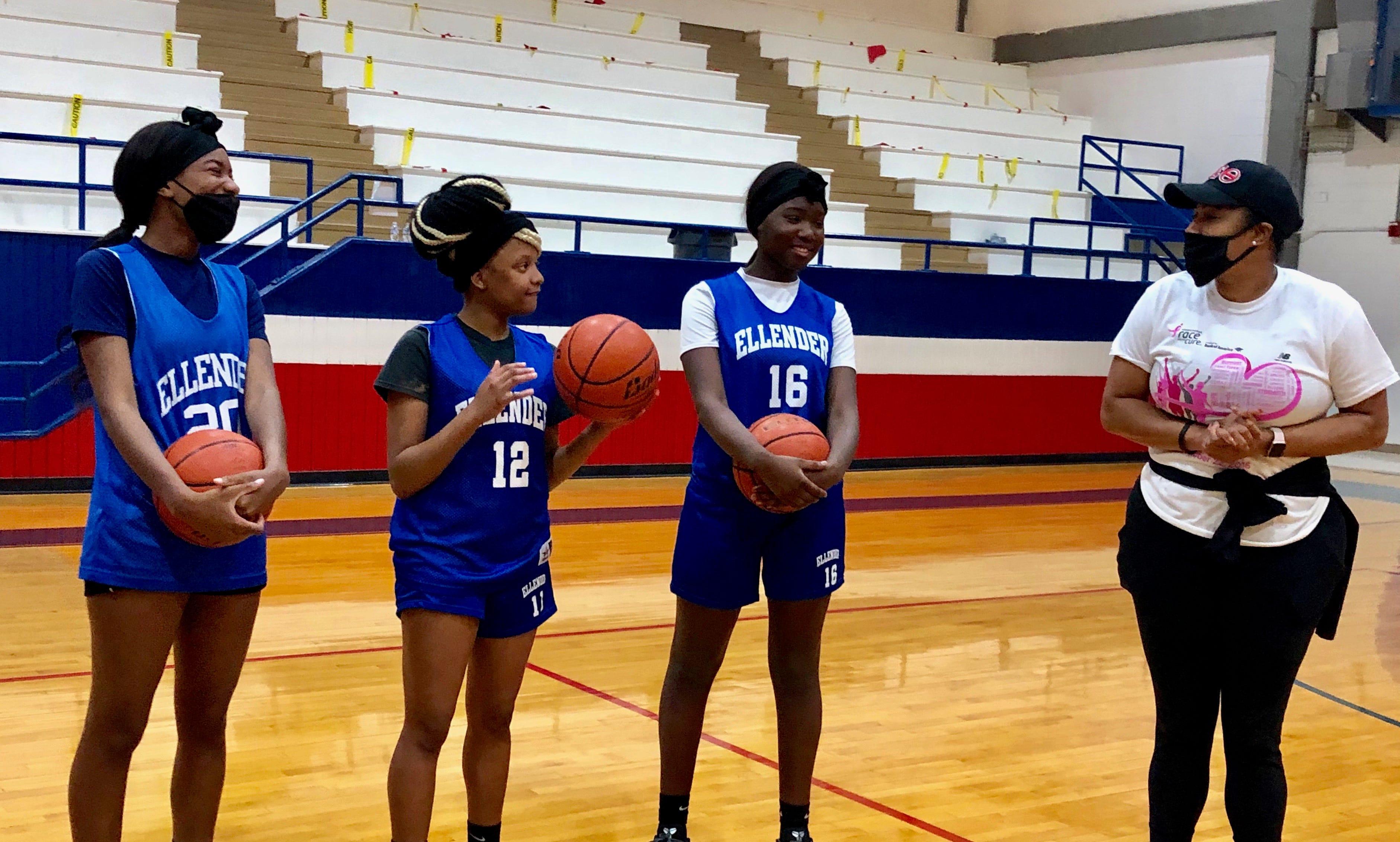 Ellender basketball team comes together while coach is hospitalized