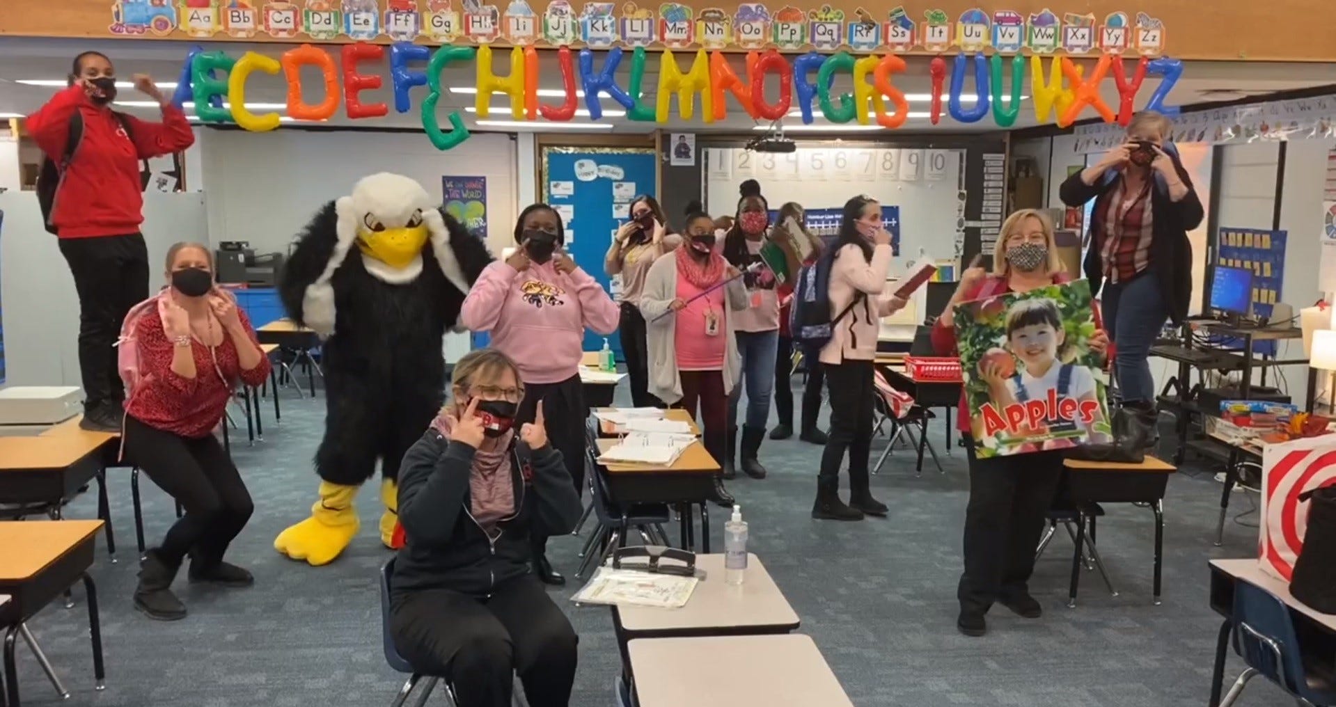 Brockton's Raymond School staff welcomes students back with video